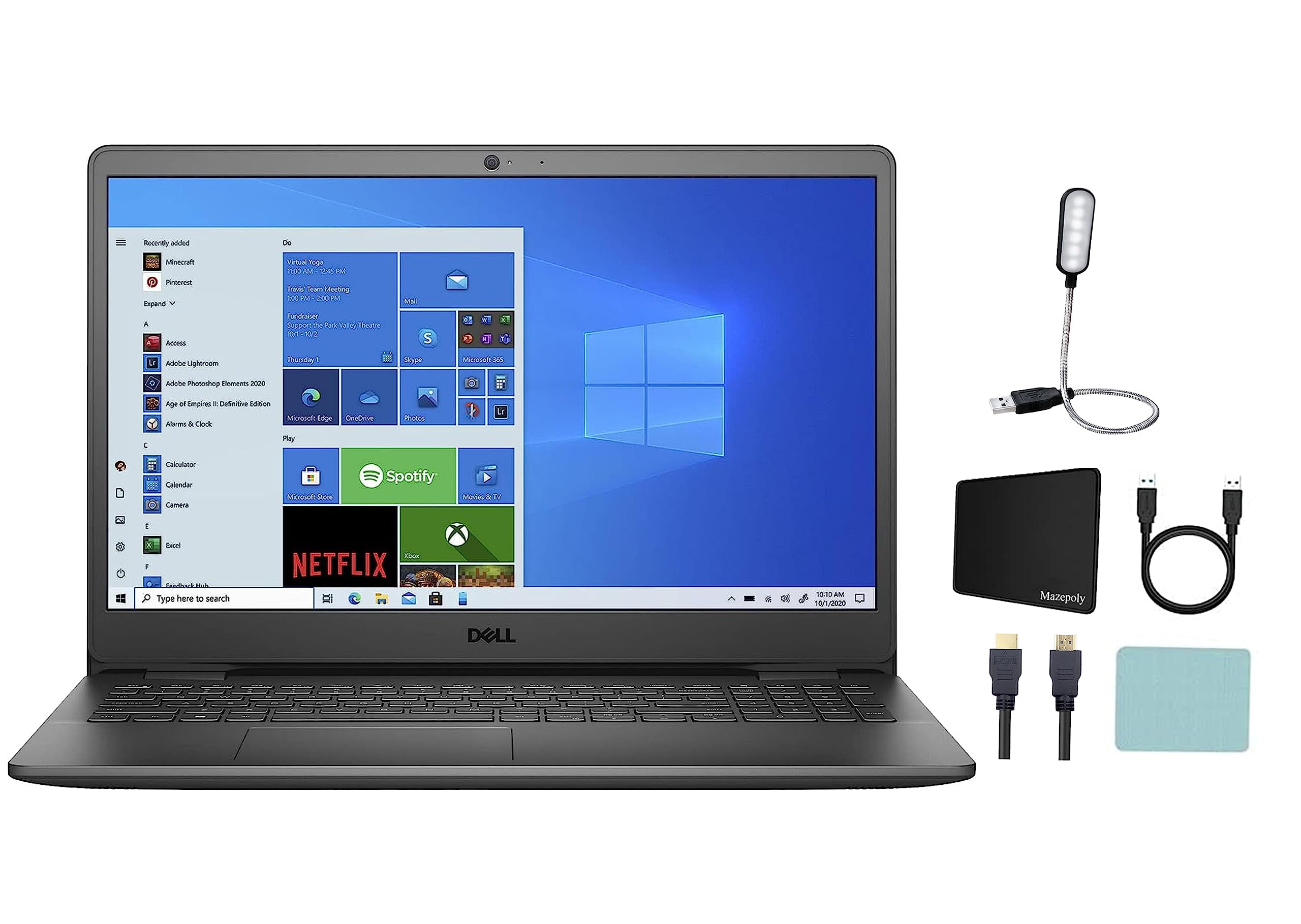 Dell Inspiron 3000 15.6" FHD (1920 x 1080) Touch Laptop, Intel Core i3 ...