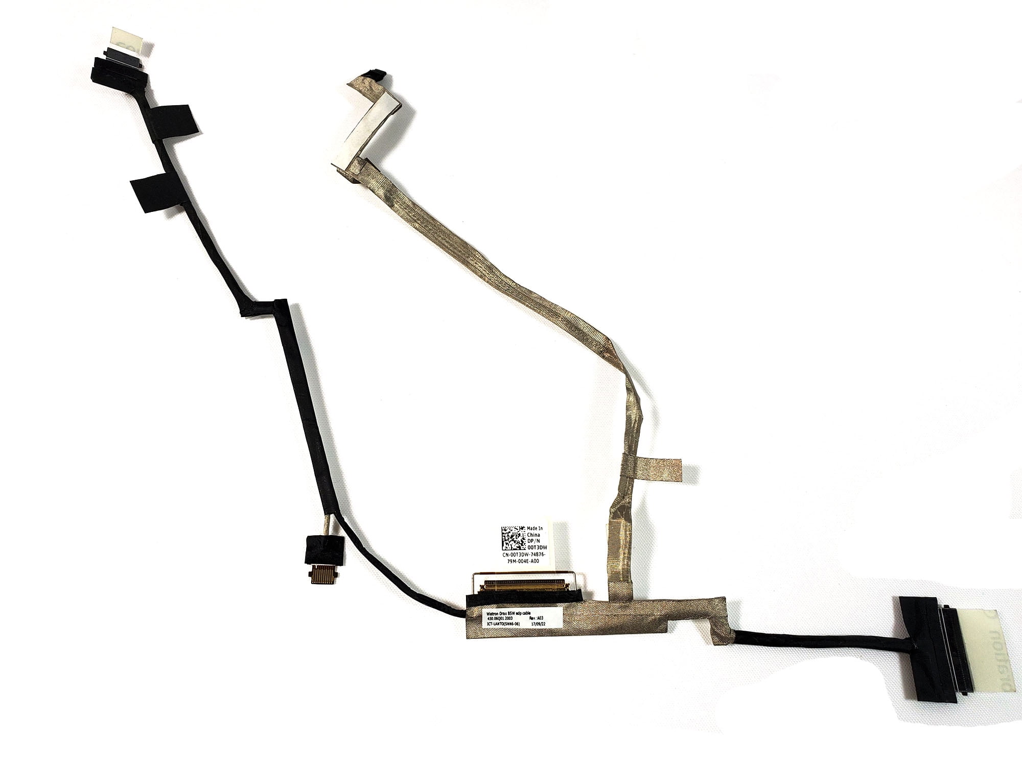 Dell Inspiron 3168 3169 11.6" Touchscreen LCD Video Ribbon Cable 0T3DW ...