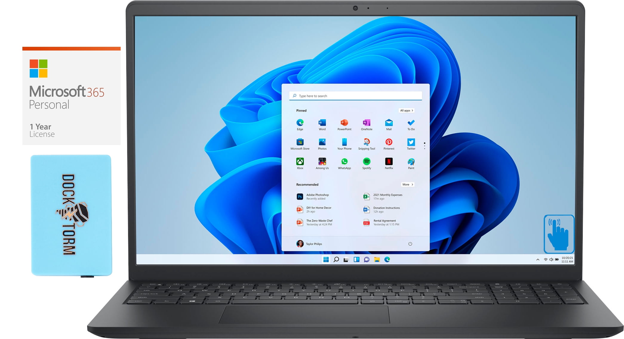 Dell Inspiron 3511 Home/Business Laptop (Intel i5-1135G7 4-Core, 15.6in ...