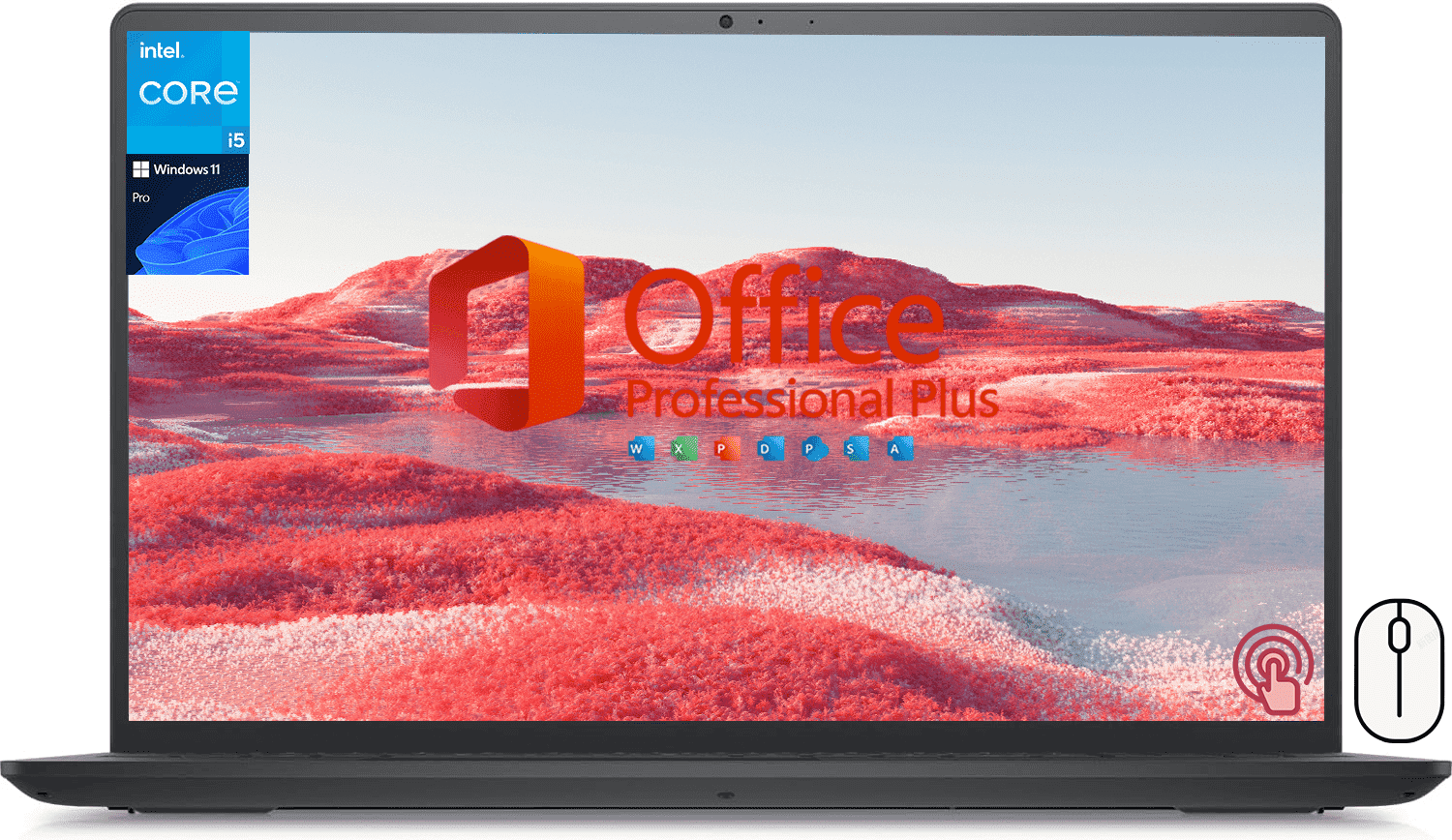 Dell Inspiron 3520 15.6" FHD Touchscreen Laptop - with Office Lifetime ...