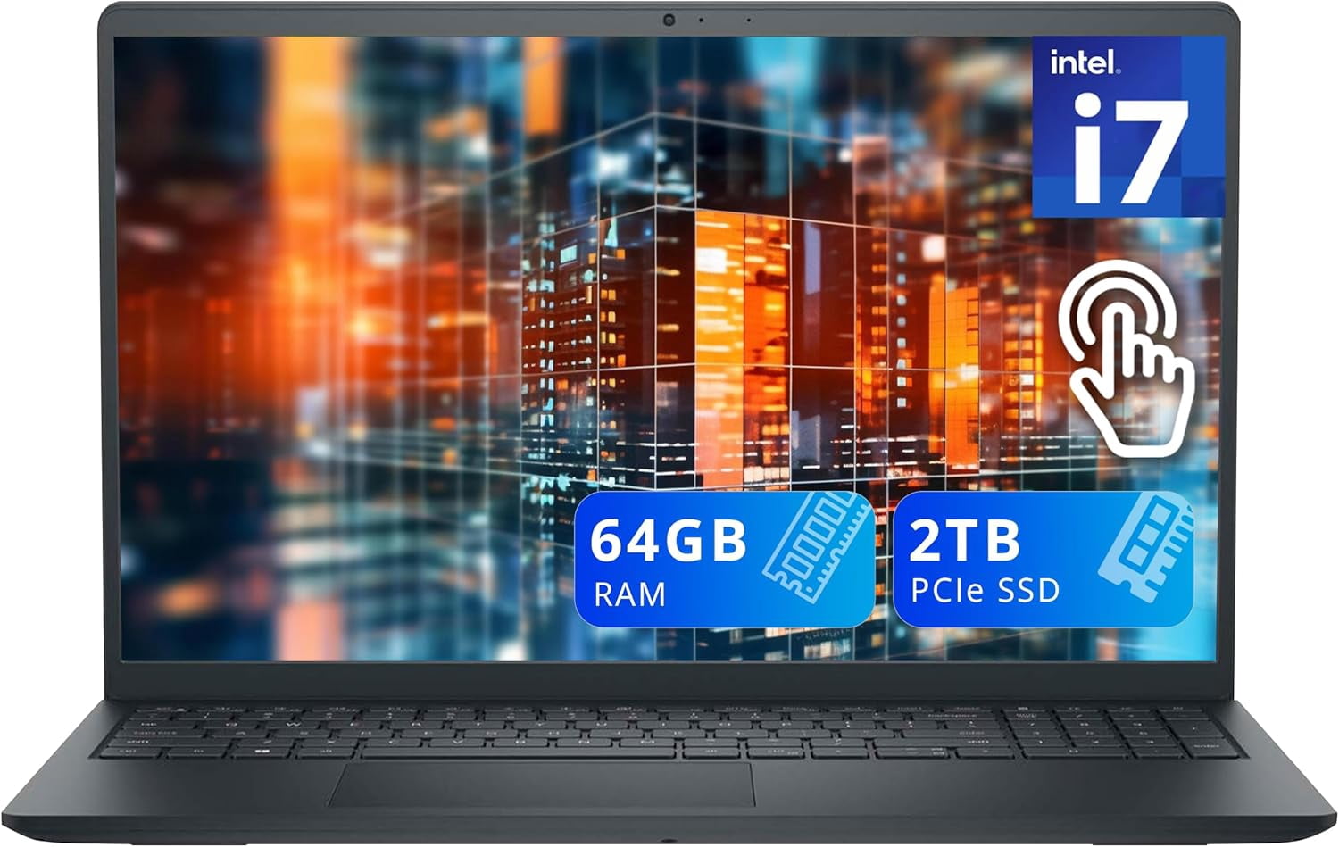 Dell Inspiron 3530 15.6" FHD Touchscreen Laptop, Intel i7-1355U, 64GB ...
