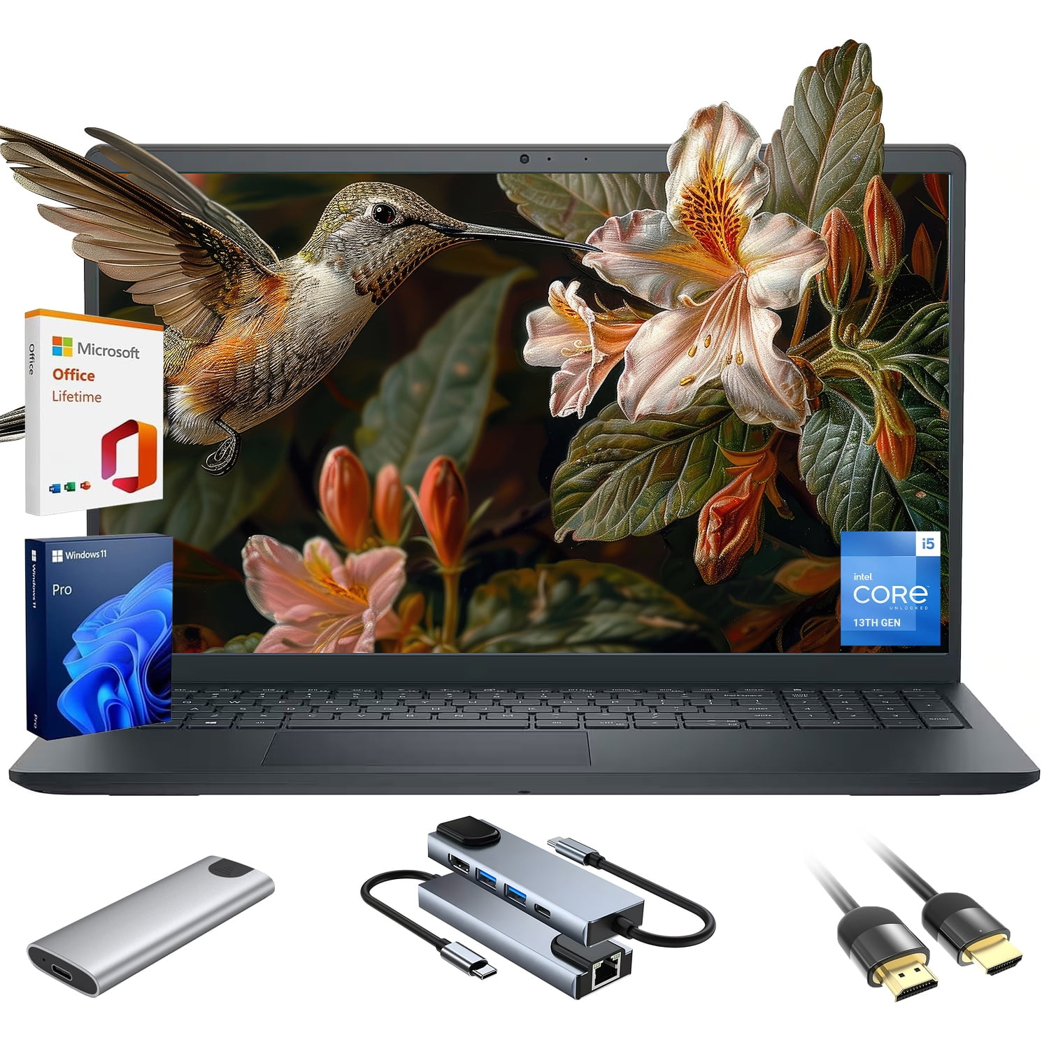 Dell Inspiron 3535 15.6” FHD Touchscreen Laptop, Intel Core i5-1334U ...