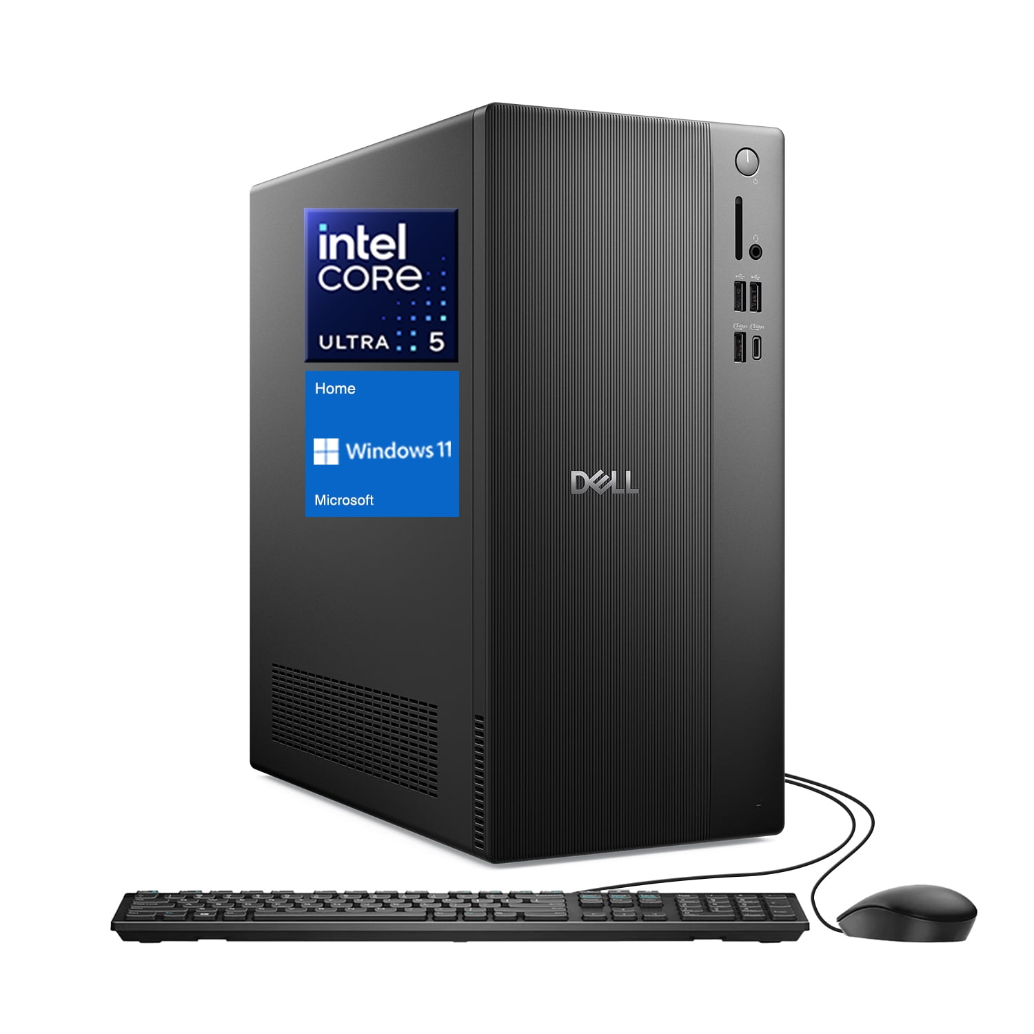 Dell Inspiron 5000 Tower Desktop, Intel Core Ultra 5 225, 32GB DDR5 RAM ...