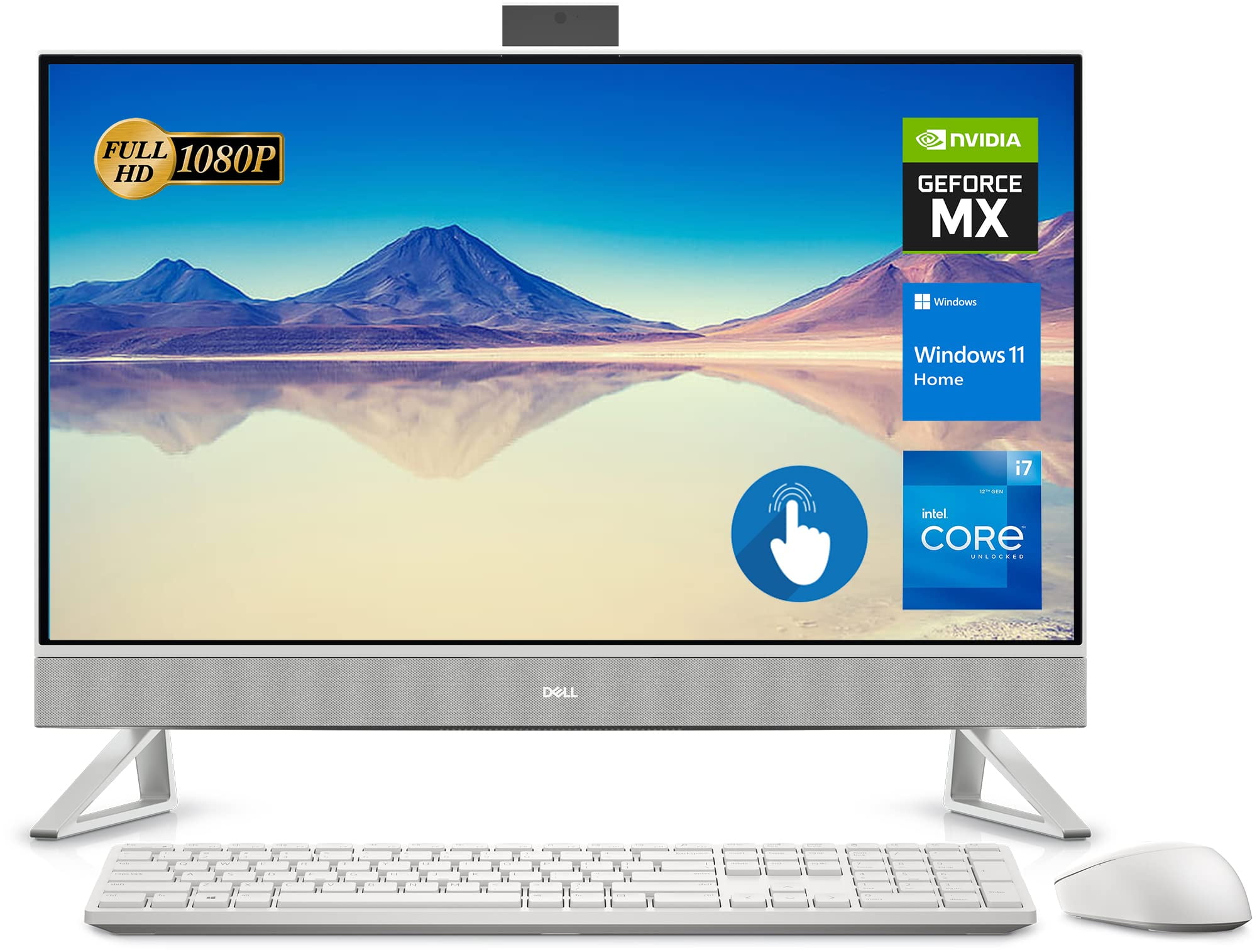 Dell Inspiron 7000 All-in-One Desktop, 27'' FHD Touchscreen, 12th Gen ...