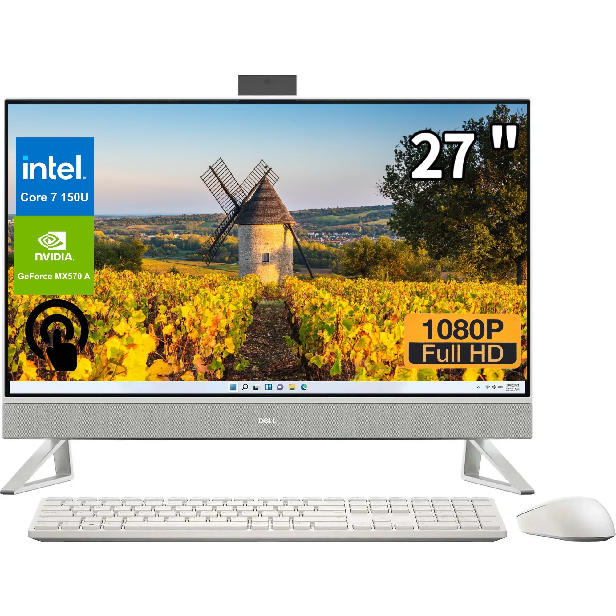 Dell Inspiron 7000 Series 27" All-In-One Touchscreen Desktop,Intel Core ...