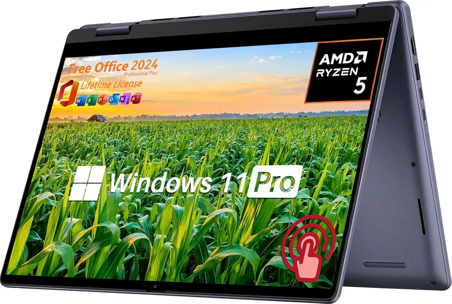 Dell Inspiron 7445 2-in-1 Laptop, with Office 2024 Lifetime License, 14 ...