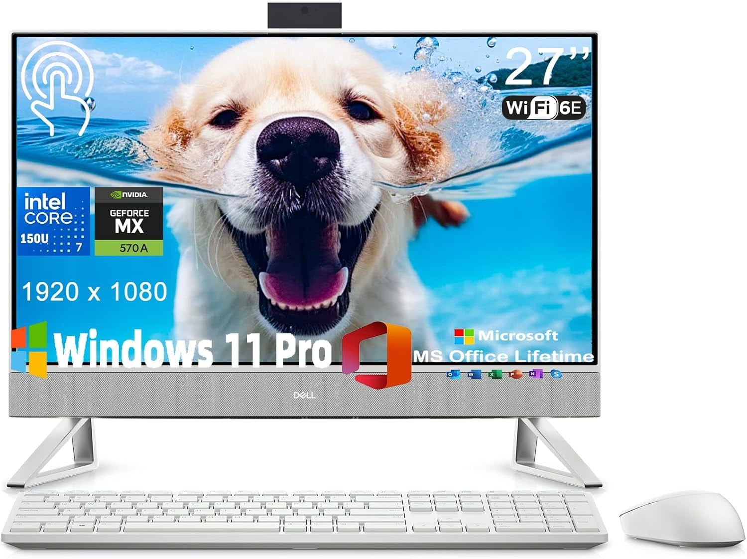 Dell Inspiron 7730 All in One Desktop - 27-inch FHD Touchscreen Display ...