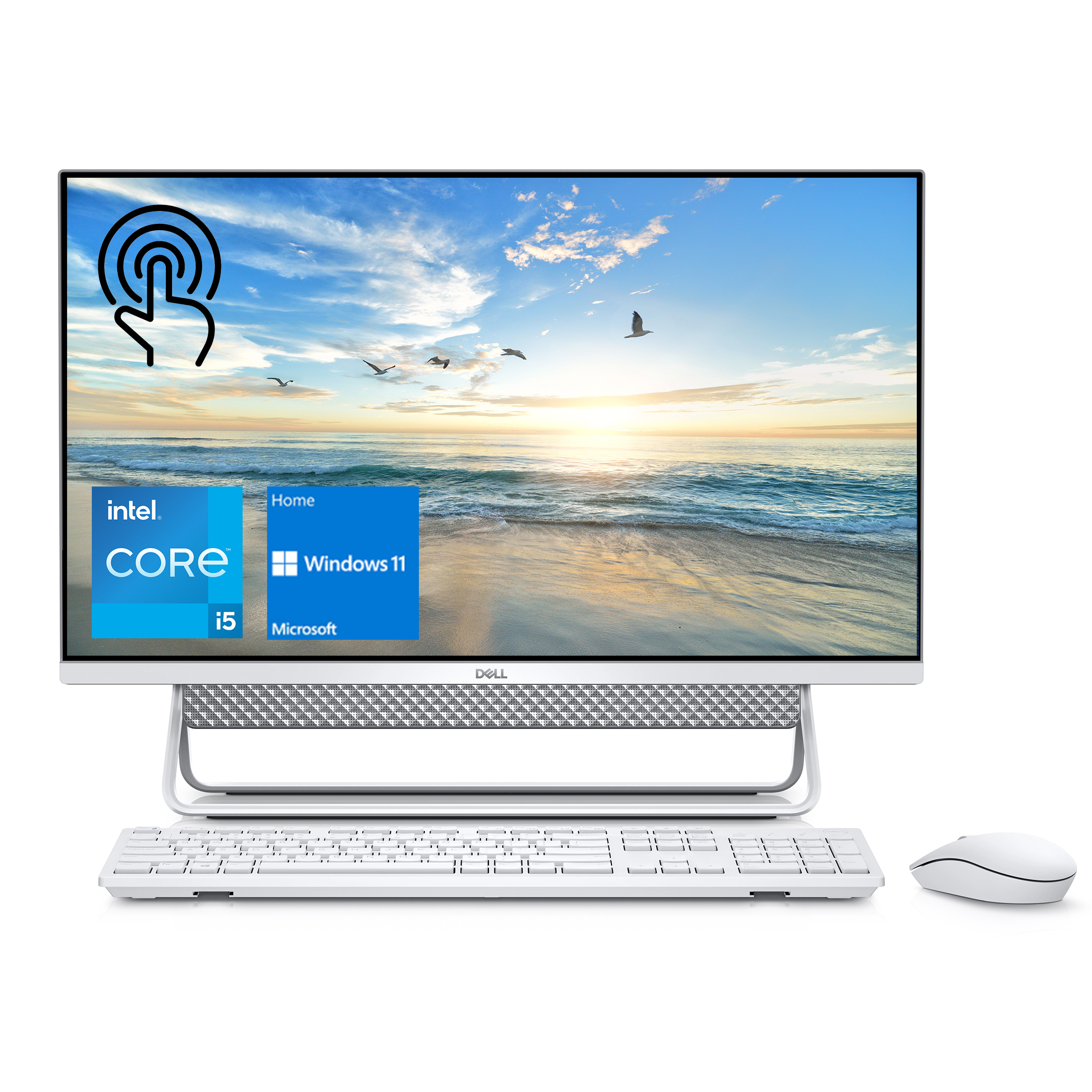 Dell Inspiron All-in-One Desktop, 23.8'' FHD Touchscreen, Intel Core i5 ...