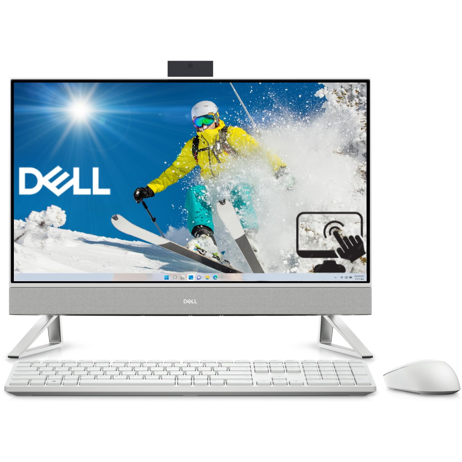 Dell Inspiron All-in-One Touch Screen Desktop Computer, 24" LED Low ...