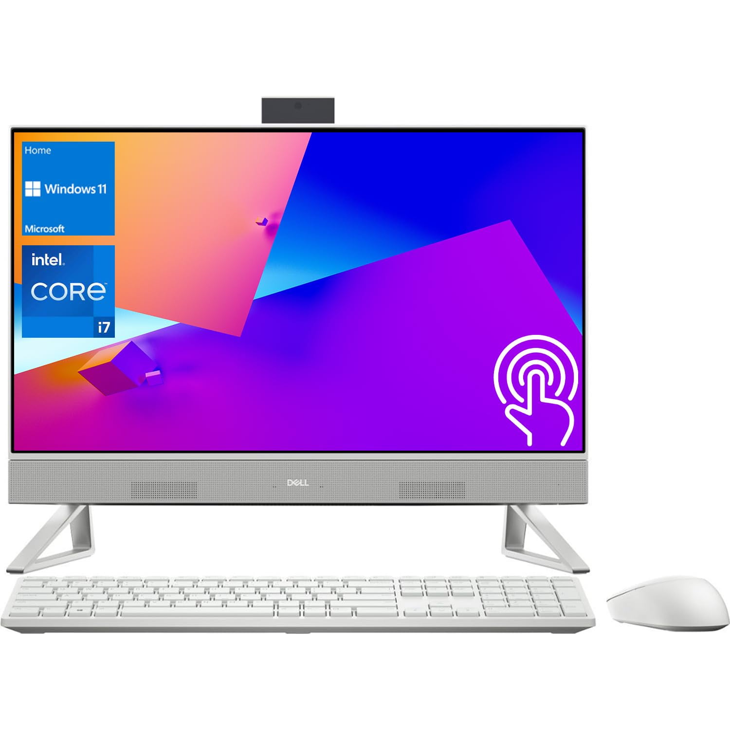 Dell Inspiron All-in-One Touchscreen Desktop, 23.8" FHD Display, Intel ...