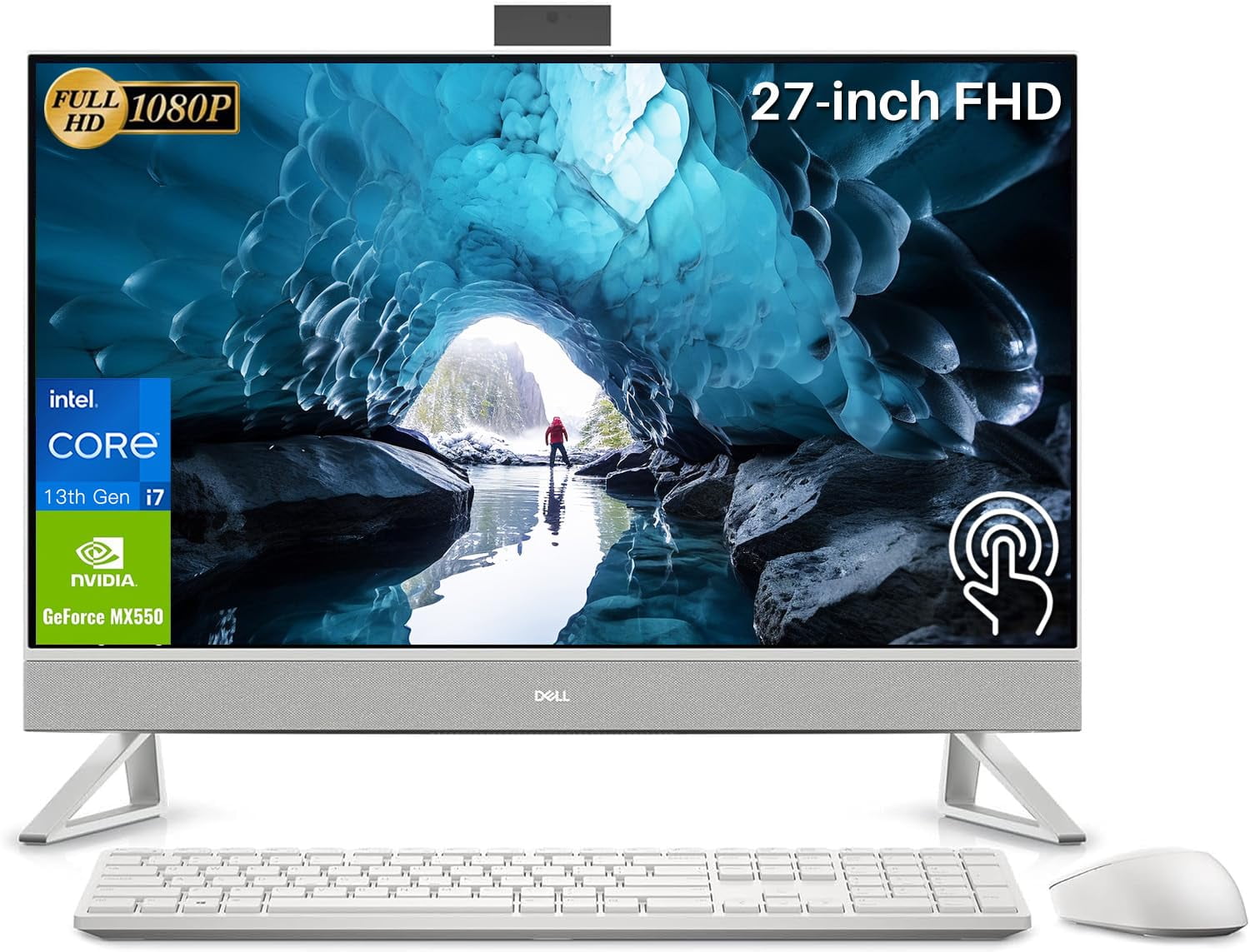 Dell Inspiron Business All in One Desktop Computer, 27 Inch FHD ...