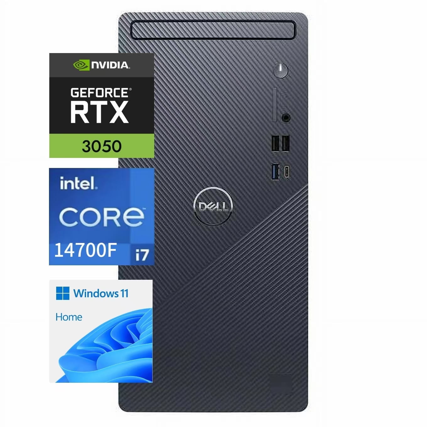 Dell Inspiron Desktop,14th Gen Intel Core i7-14700F,16GB DDR5 RAM 1TB ...