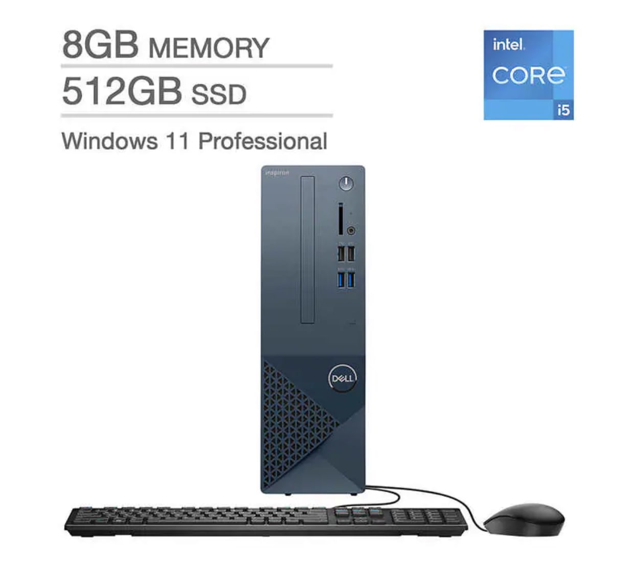 Dell Inspiron Desktop Computers, 13th Gen Intel Core i5-13400, 8GB ...