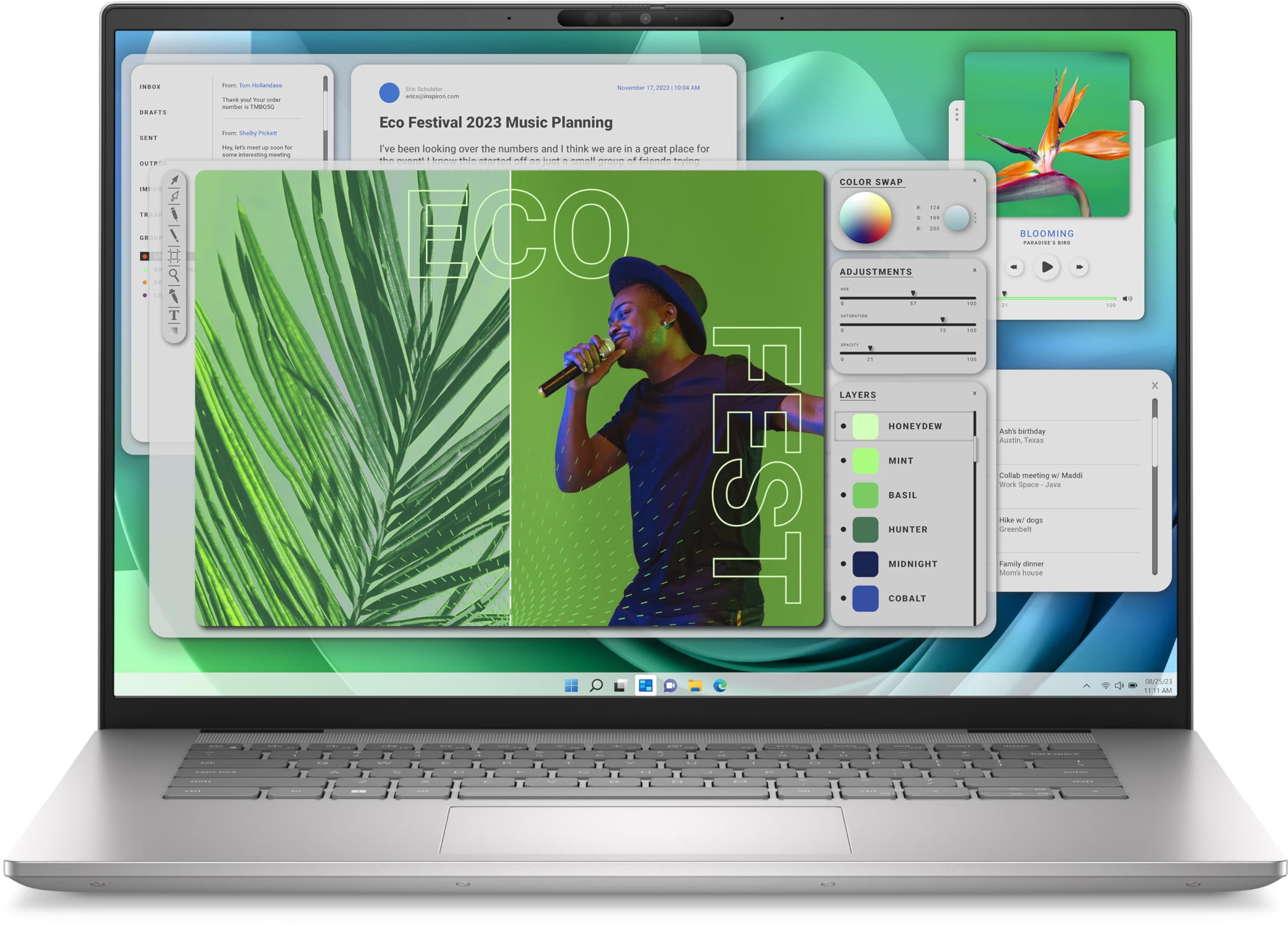 Dell Inspiron Laptop, 2023, 16" 2560 x 1600, Intel Core i7-13700H 14 ...