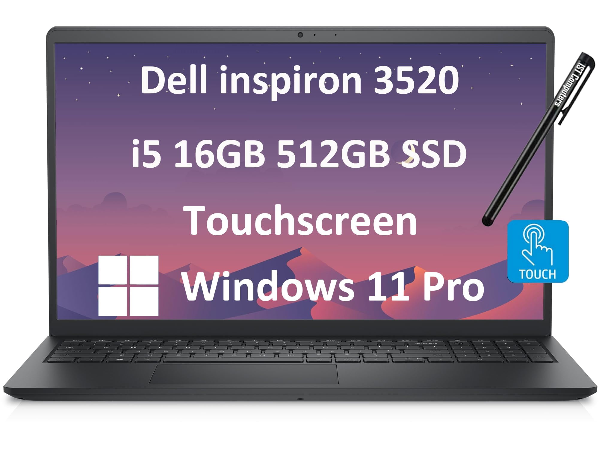 Dell Inspiron Touchscreen Laptop (15.6" FHD Touch, Intel Core i5-1155G7 ...