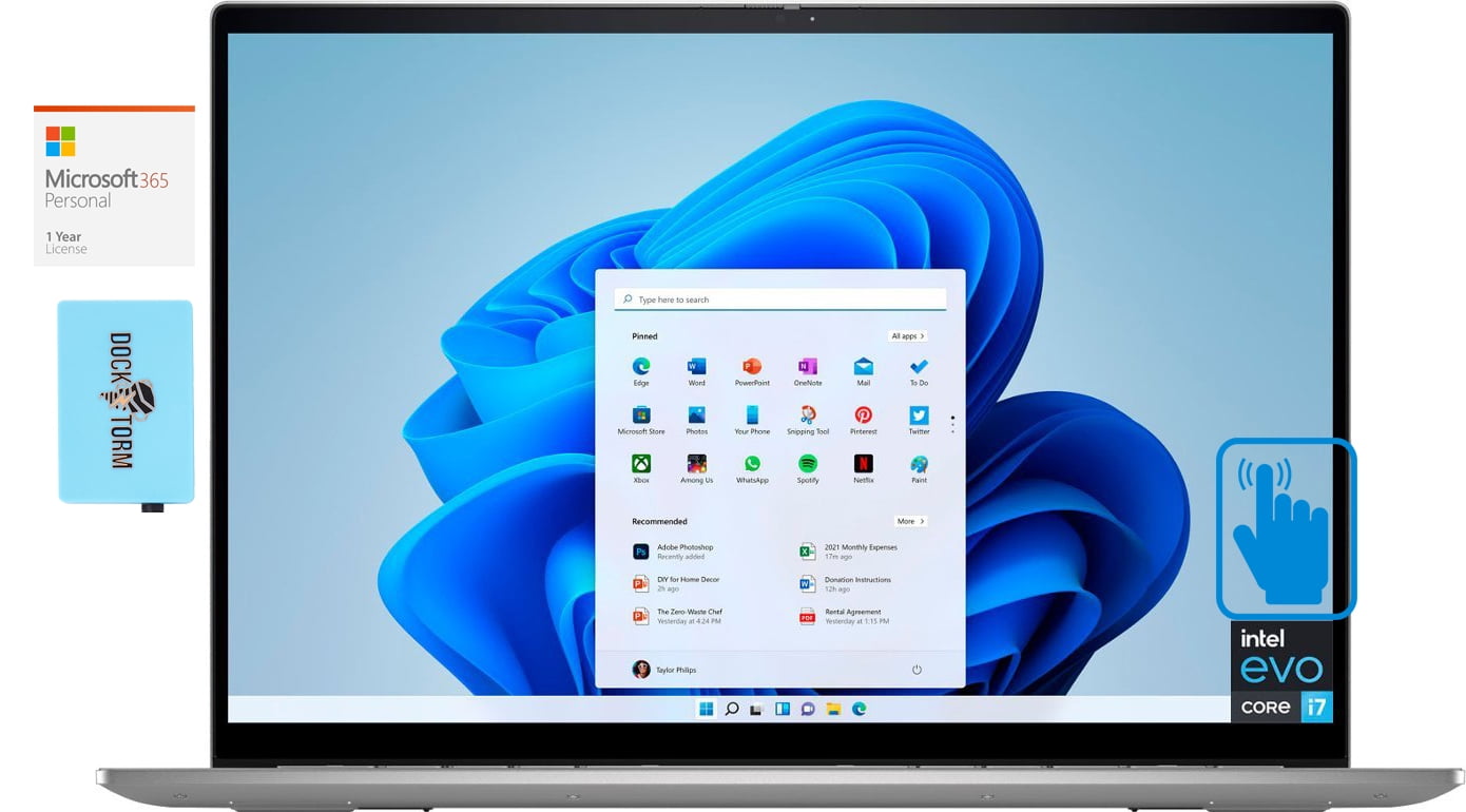 Dell Inspiron i7620 Home/Business 2-in-1 Laptop (Intel i7-1260P 12-Core ...