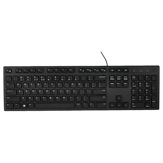 Dell KB216 Wired Keyboard - Black, Windows PC Compatible, Ideal for ...