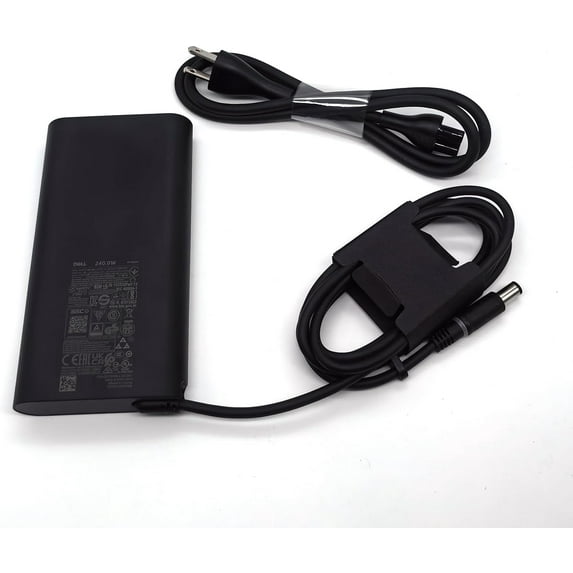 Dell Laptop Charger 240W Watt Barrel 7.4mm tip GAN AC Power Adapter ...