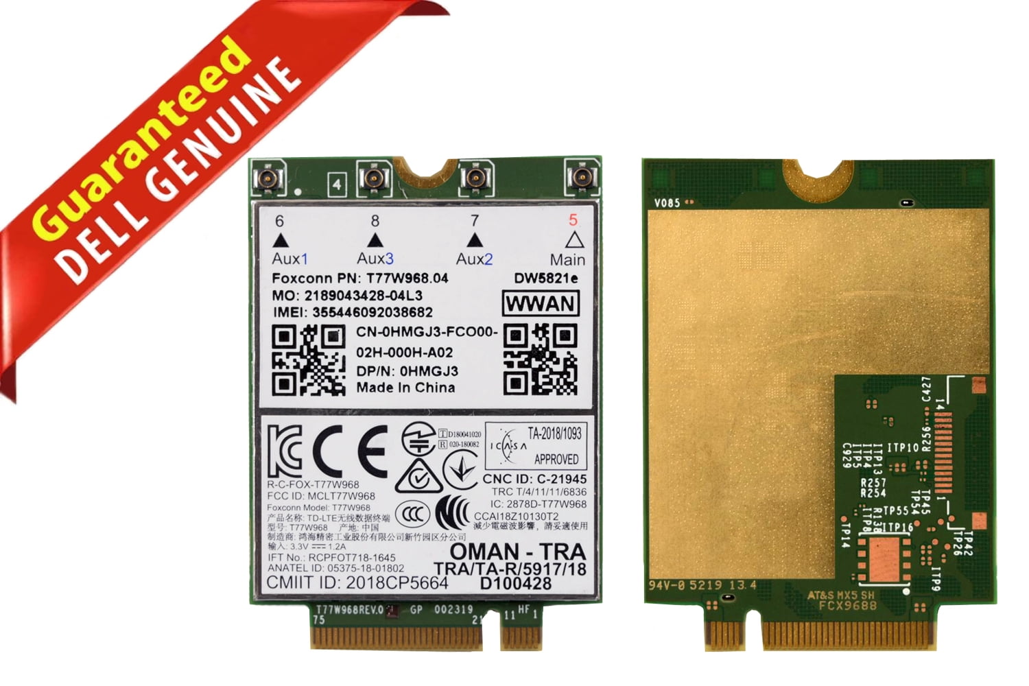 Dell Latitude 5420 Snapdragon X20 4G Wireless Networking Card 1Gbps M.2 ...