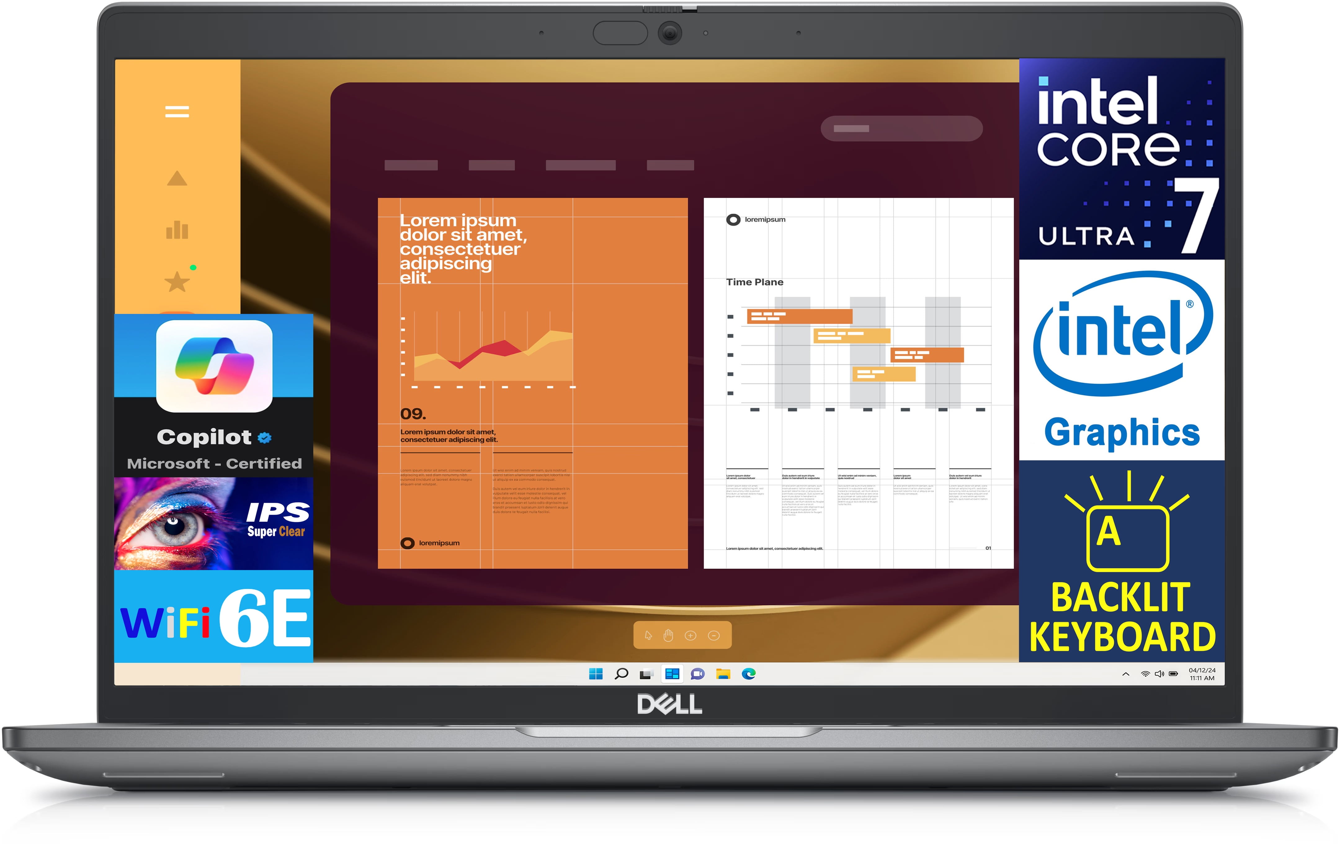 Dell Latitude 5450 AI Powered Laptop 14.0in IPS FHD Display (Intel Core Ultra 7 155U, 16GB DDR5 ...