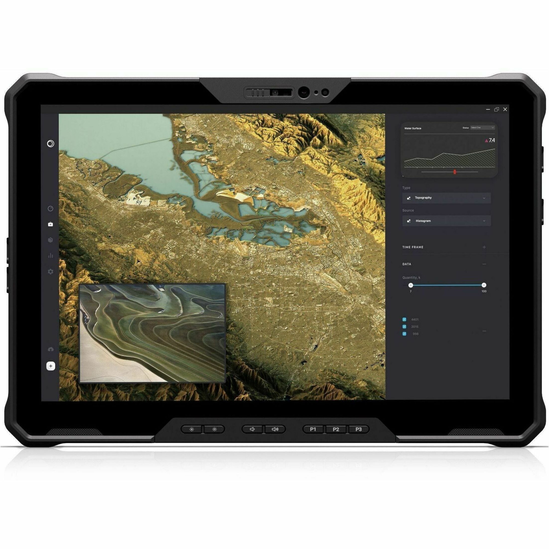 Dell Latitude 7230 Rugged Tablet, 12" Full HD, vPro Technology, 16 GB ...