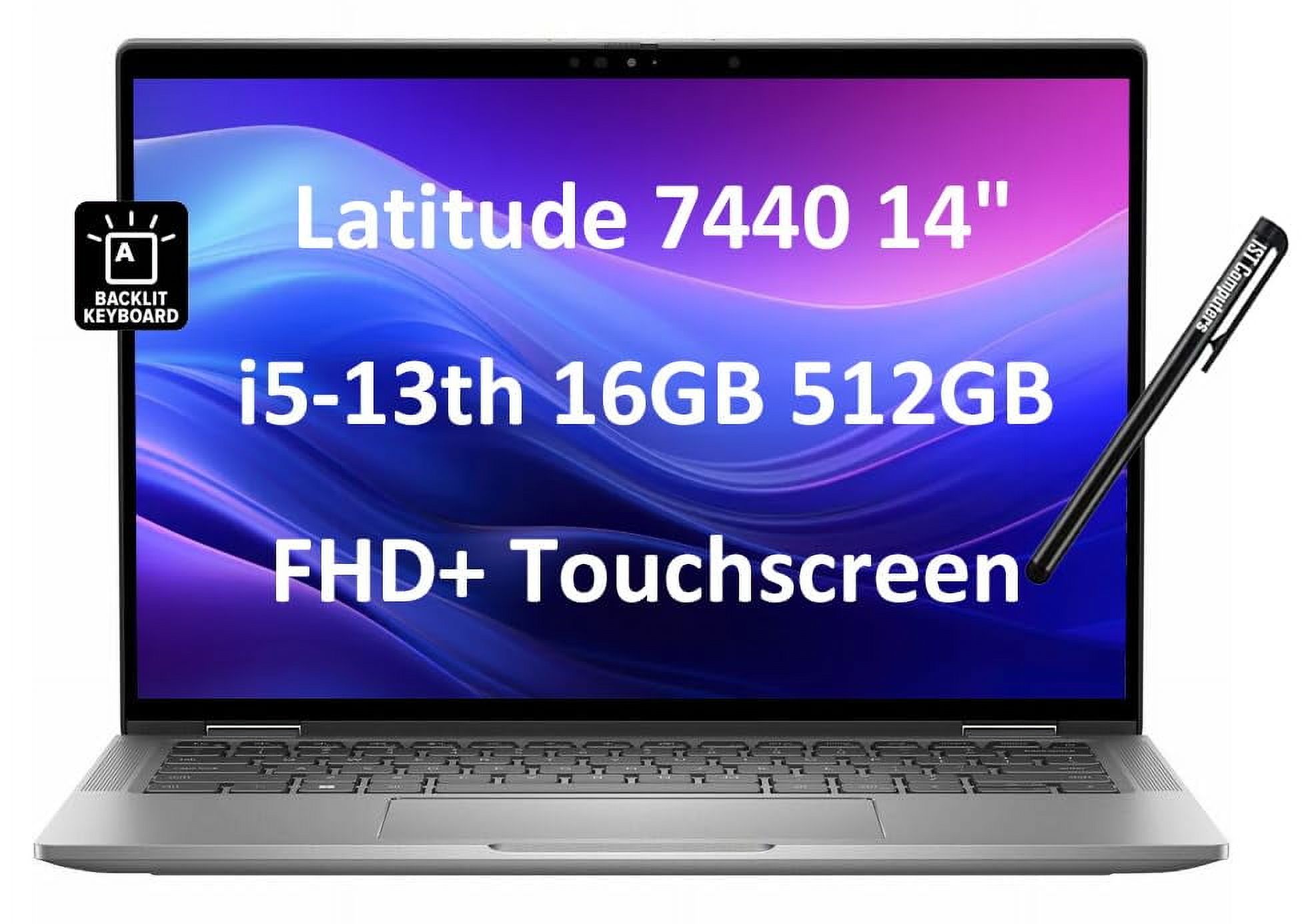 Dell Latitude 7440 7000 Business Laptop (14" FHD+ Touchscreen, Intel 10 ...