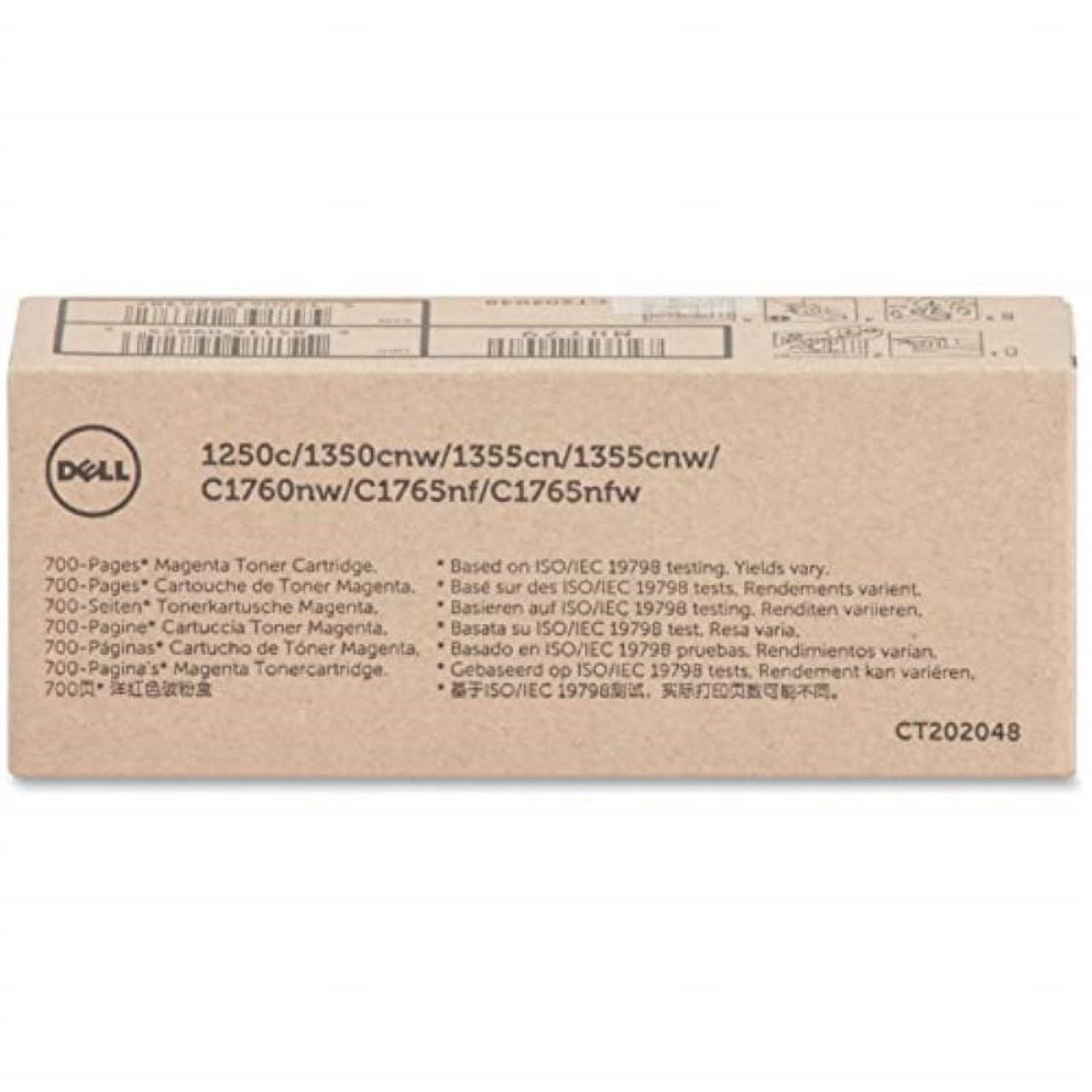 Dell MHT79 Magenta Toner Cartridge 1250c/1350cnw/1355cn/1355cnw/C1760nw ...
