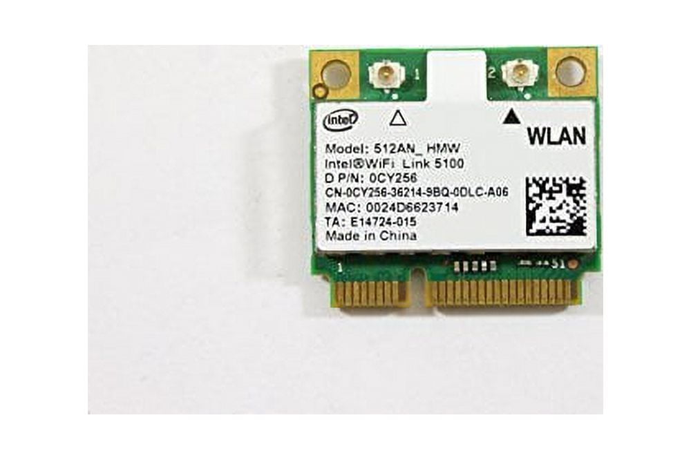 Dell Mini PCI Express Half Height CY256 WLAN WiFi 802.11n Wireless Card ...
