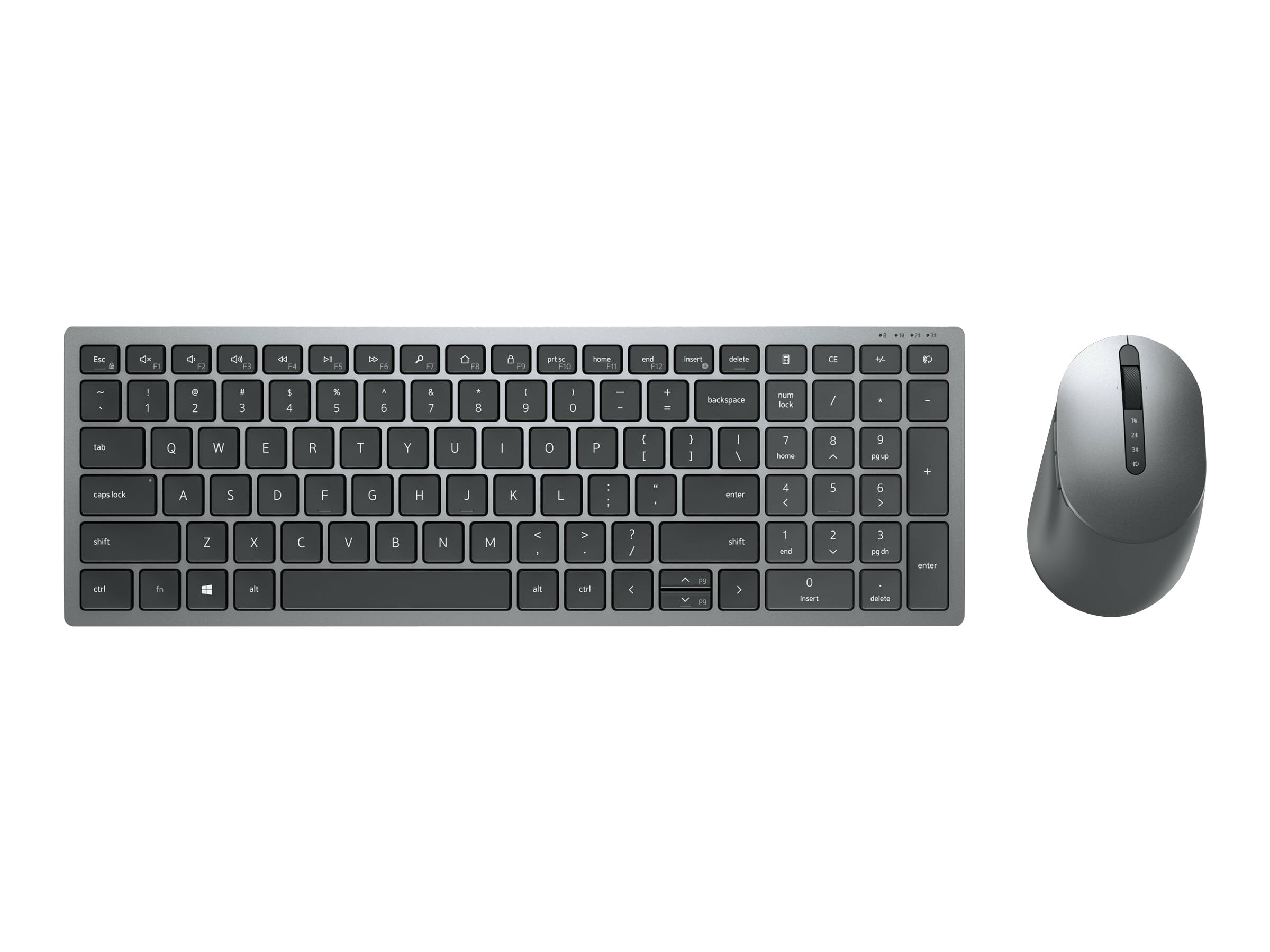 Dell Multi-Device Wireless Keyboard and Mouse Combo, KM7120W ...