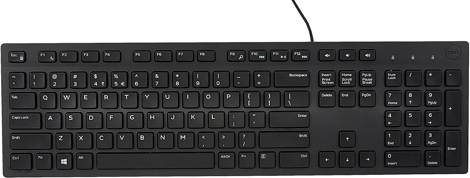 Dell Multimedia Keyboard-KB216 (QWERTY) Black 0G4D2W KB216-BK-US ...