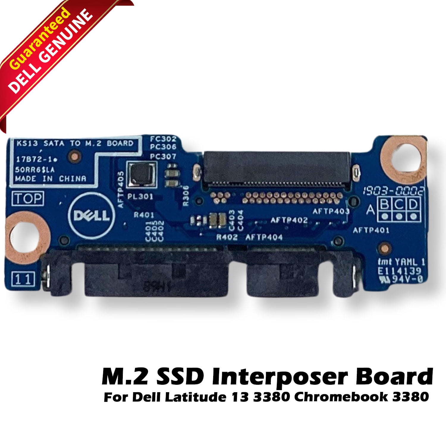 Dell OEM Latitude 13 3380 2.5" SATA-M.2 SSD Interposer Board 50RR6 ...