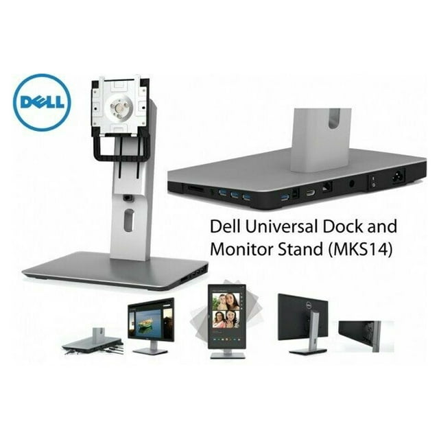Dell OEM Universal USB 3.0 Monitor Stand Docking Station Combo - MKS14 ...