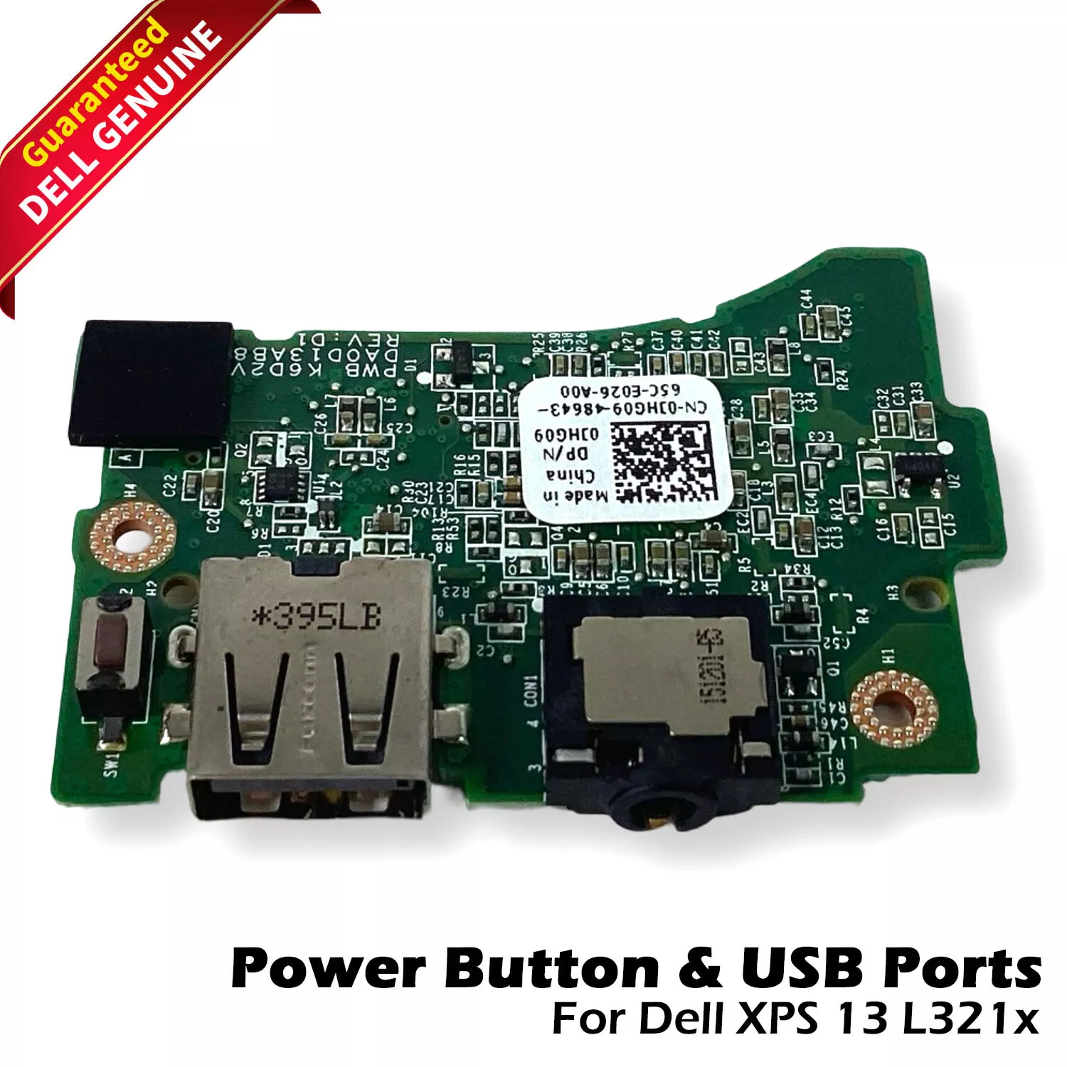 Dell OEM XPS Studio 13 L321x Power Button USB Audio Port IO Circuit ...