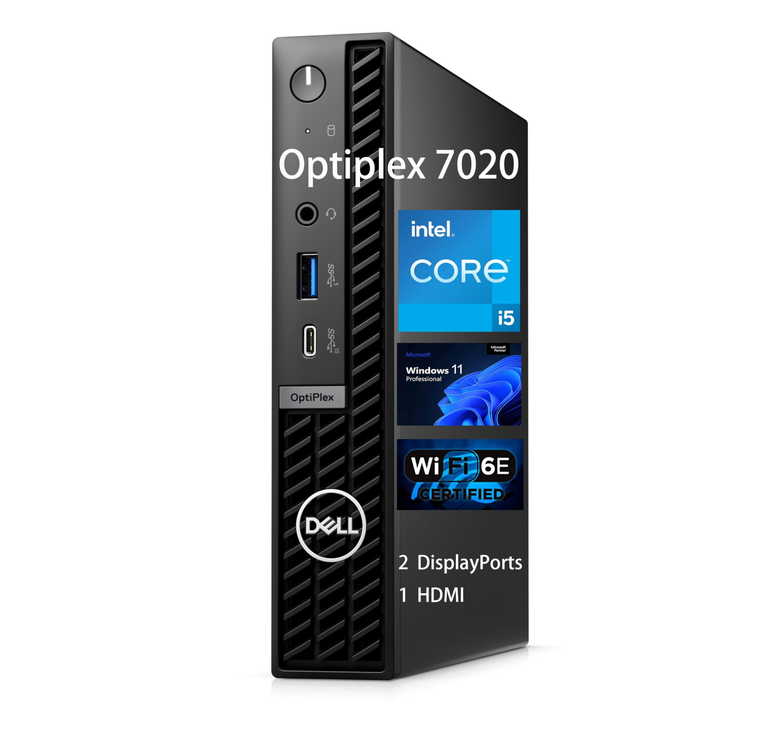 Dell OptiPlex 7020 Micro Business Desktop Computer, Intel Hexa-Core i5 ...