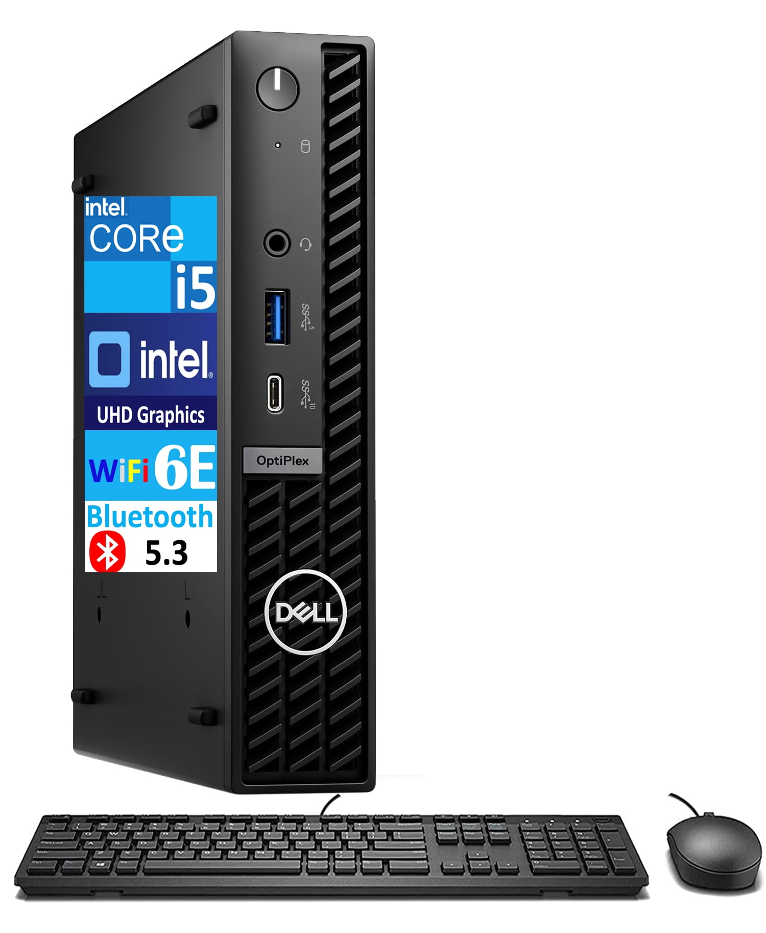 Dell OptiPlex 7020 Micro Business Mini Desktop (Intel i5-14500T, Intel UHD 770 Shared, 64GB DDR5 ...