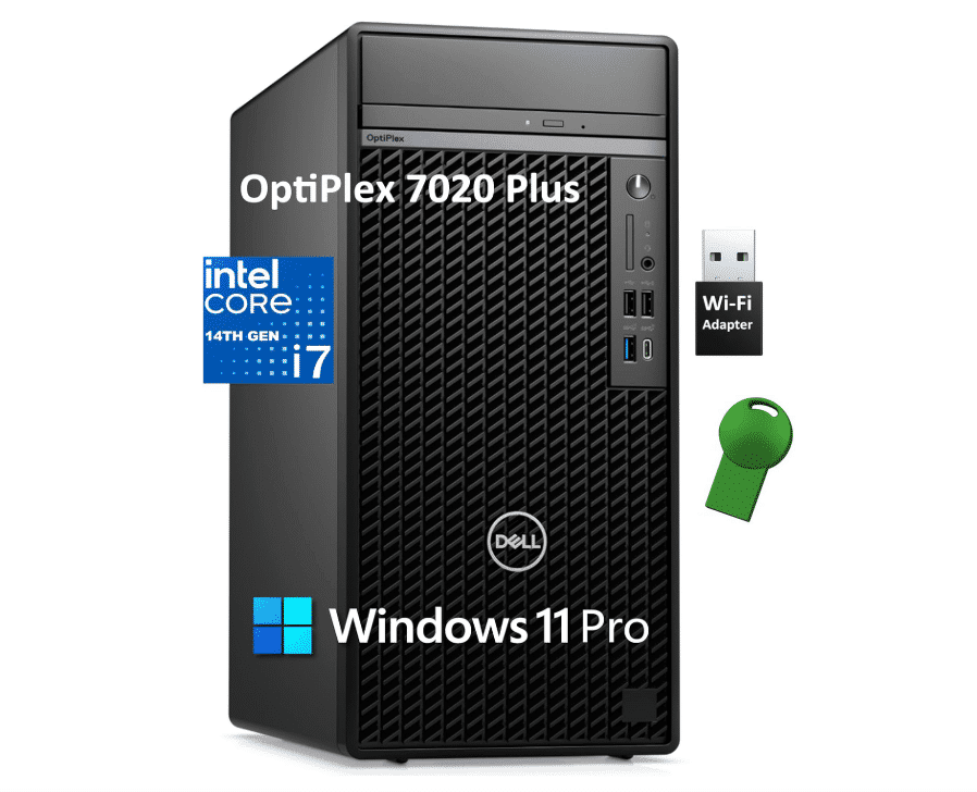 Dell OptiPlex 7020 Plus Tower 7000 Business Desktop 14th Gen Intel 20 ...