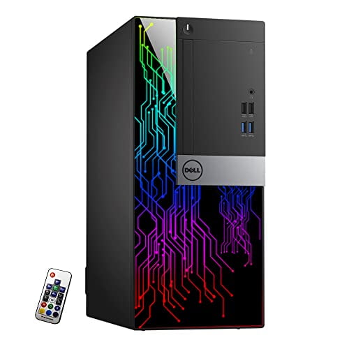Dell OptiPlex Tower Customized RGB Lights Computer Intel Core i5-6500 ...