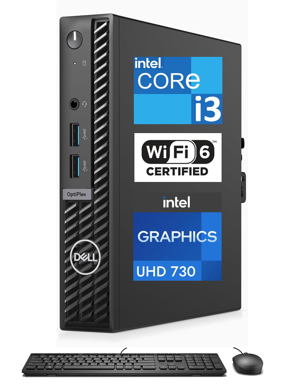 Dell Optiplex 7010 MFF Business Desktop (4-Core Intel i3-13100T, 16GB ...