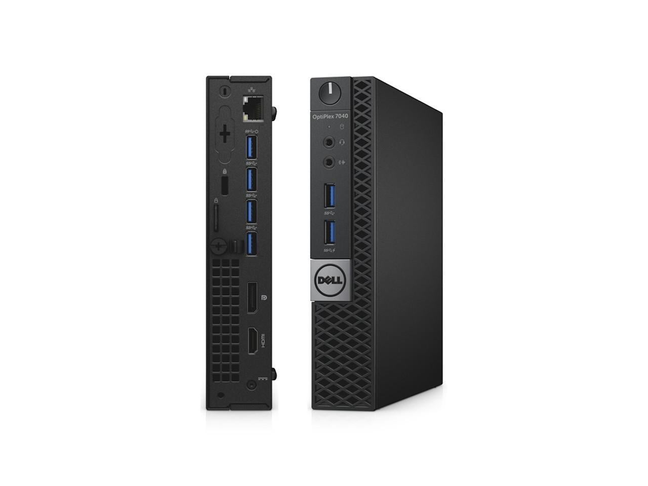 Dell Optiplex 7040 Micro, i5-6500T 2.5GHz, 8GB RAM, 256GB SSD, Windows ...