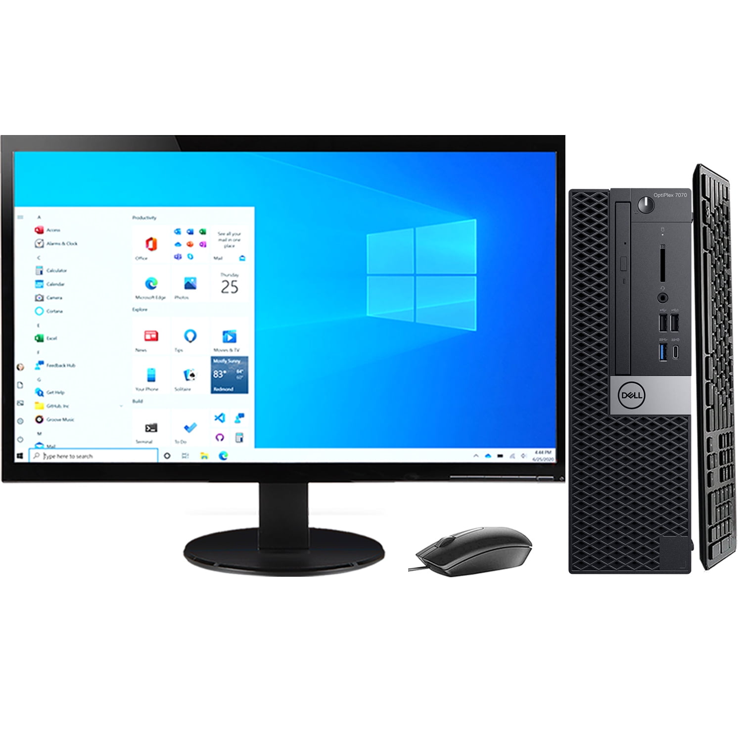 Dell Optiplex 7070 Desktop PC Core I5-9500 8GB RAM 256GB SSD WiFi ...