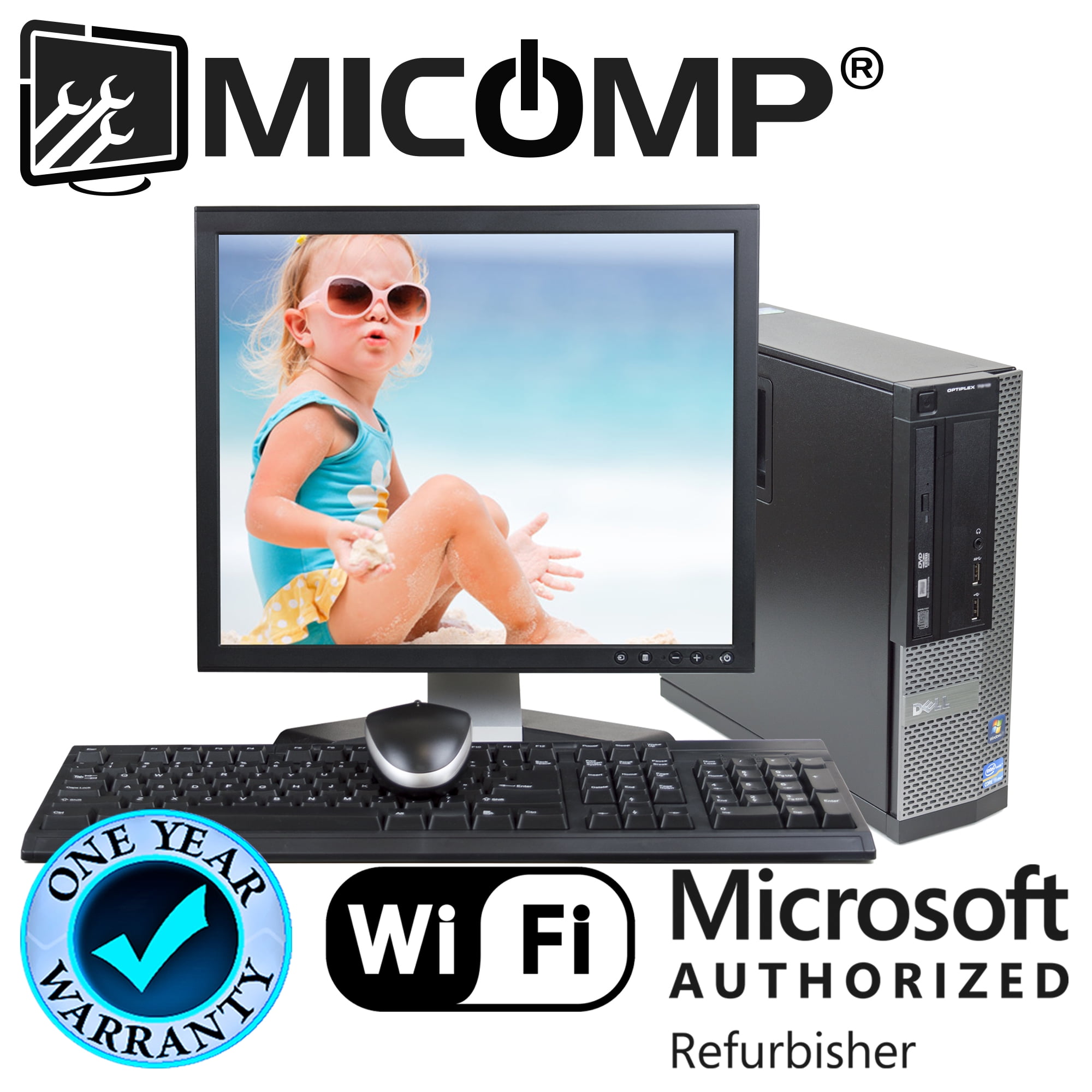 Dell Optiplex 790 Small Form Factor I3-2100 Dual Core 3.10Ghz 4Gb 80Gb ...