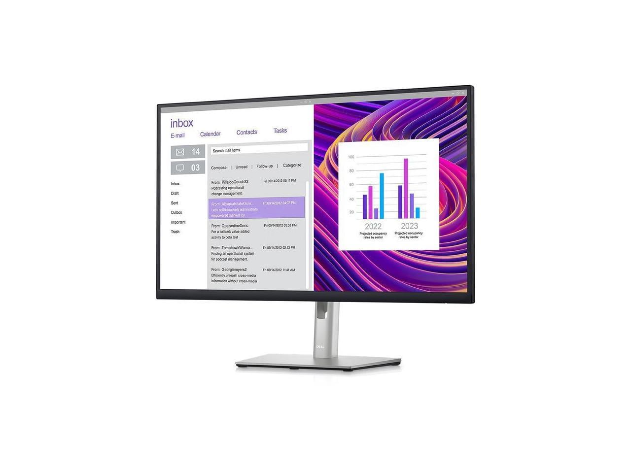 Dell P2723DE - LED monitor - 27" - 2560 x 1440 QHD @ 60 Hz - IPS - 350 ...