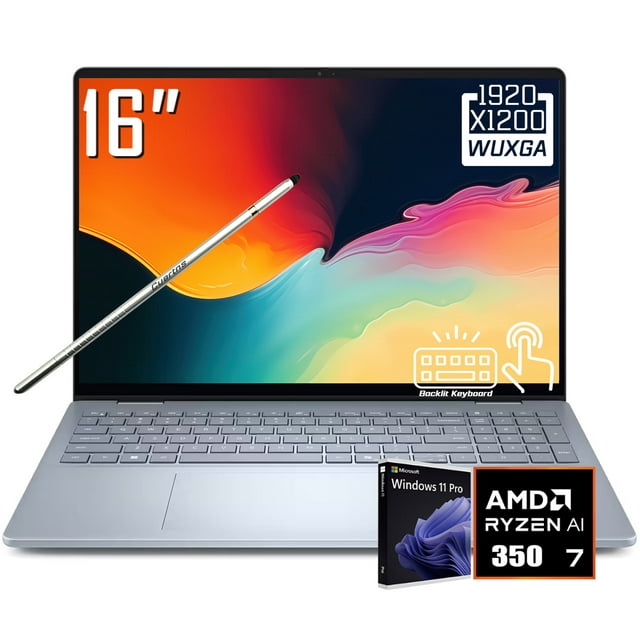 Dell Plus Copilot+ AI PC Laptop, 16" FHD+ 1920 x 1200 LED WVA ...