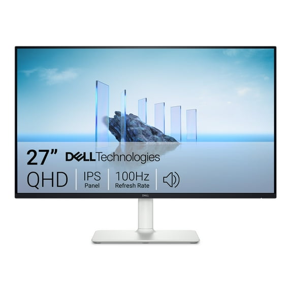 Dell 27 Monitor 27" 1440p QHD 100Hz IPS Anti-glare Computer Display Ash ...