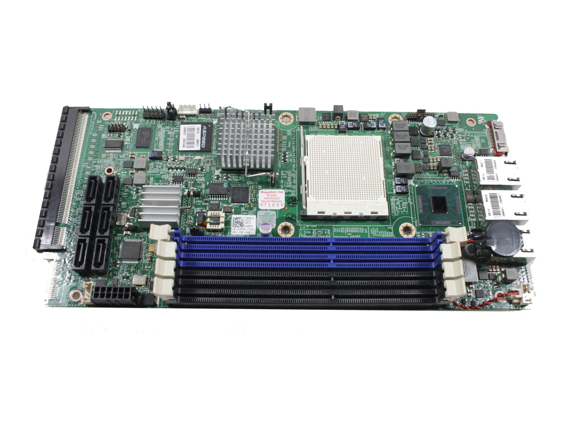 Dell PowerEdge B02S Blade AM3 Socket 4 Memory Slots Server Motherboard ...