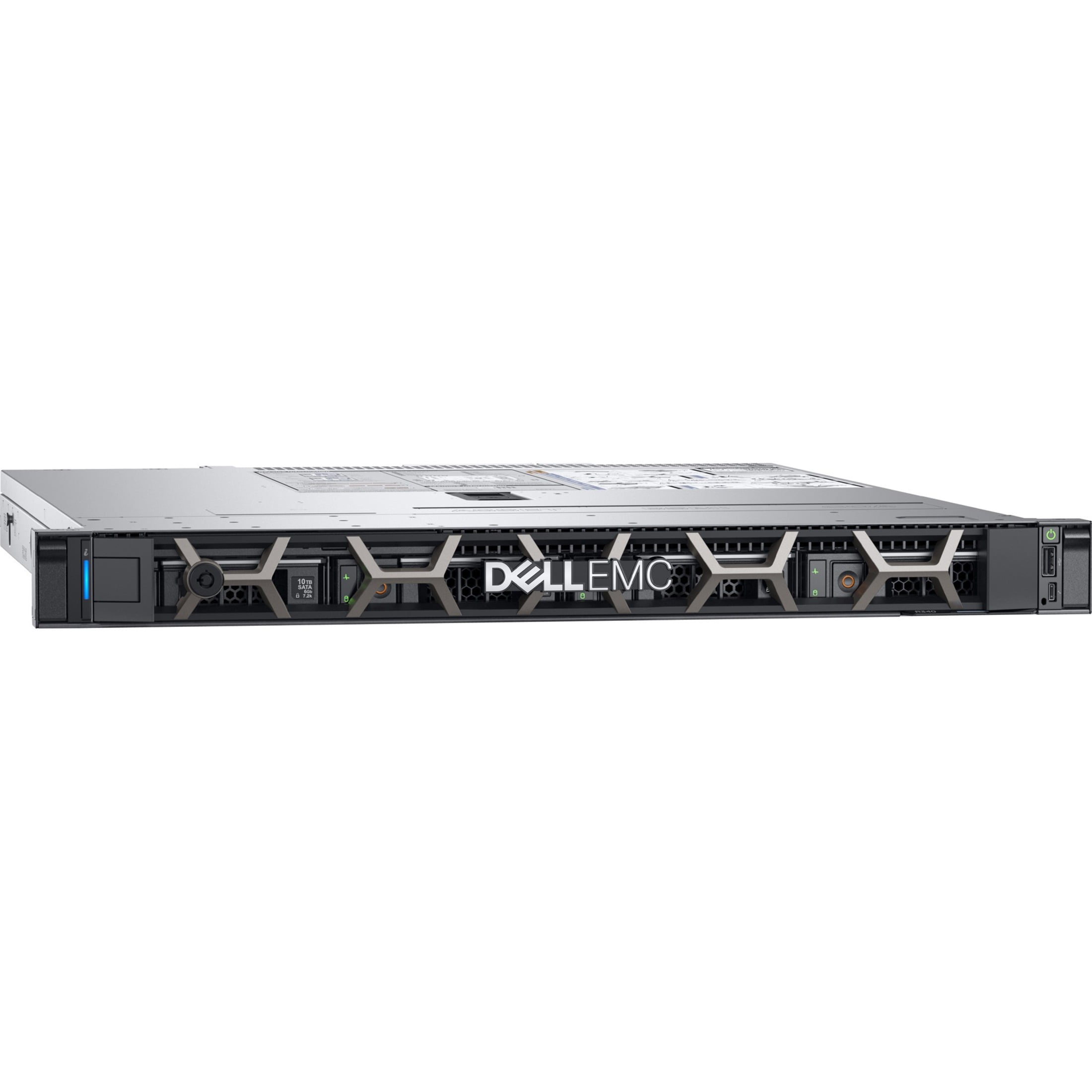 Dell PowerEdge R340 1U Rack Server, 1 x Intel Xeon E-2224 3.40 GHz, 8 ...