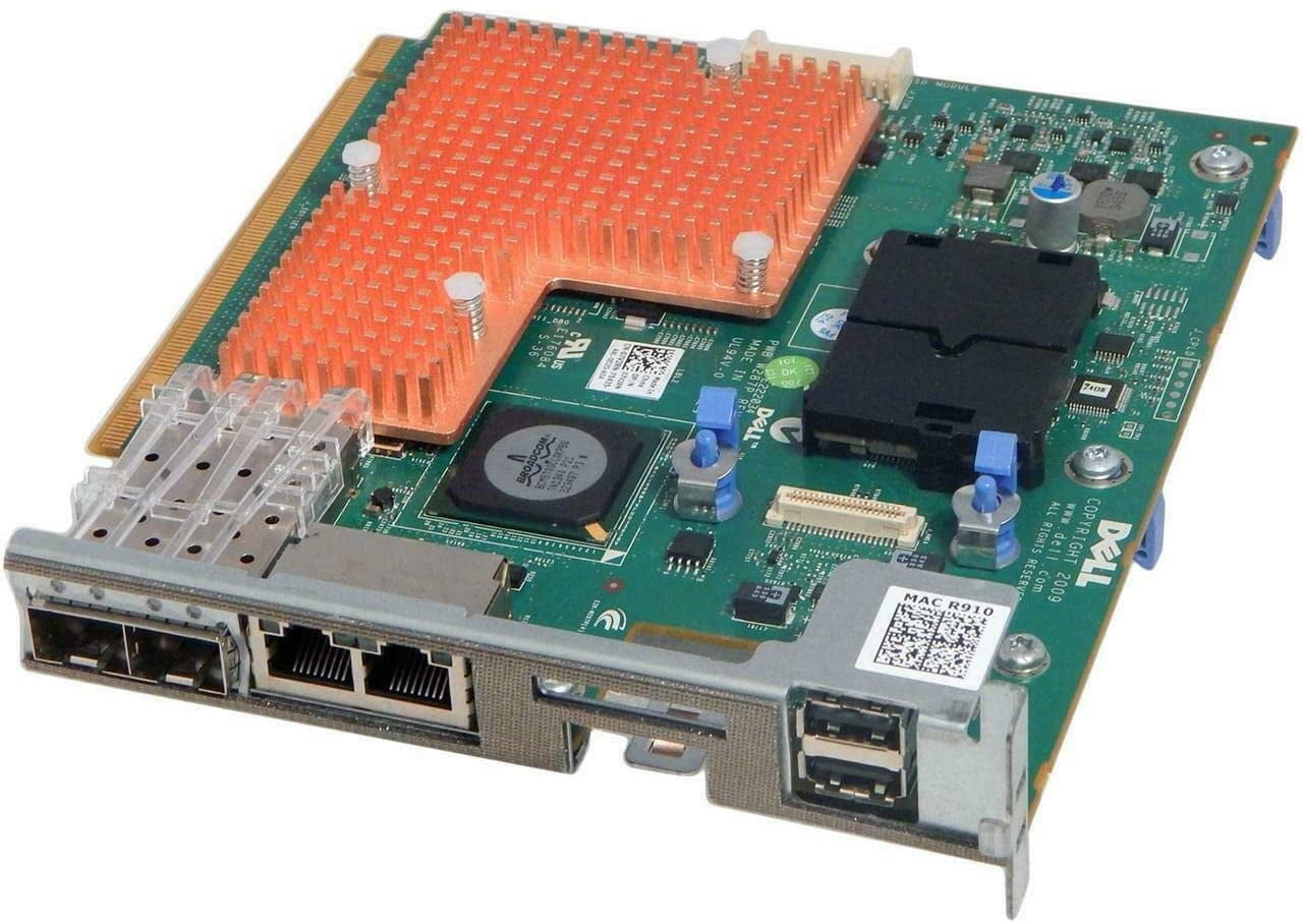 Dell PowerEdge R910 Riser Board 10GB V2 SFF SFP USB RJ-45 Transceiver ...