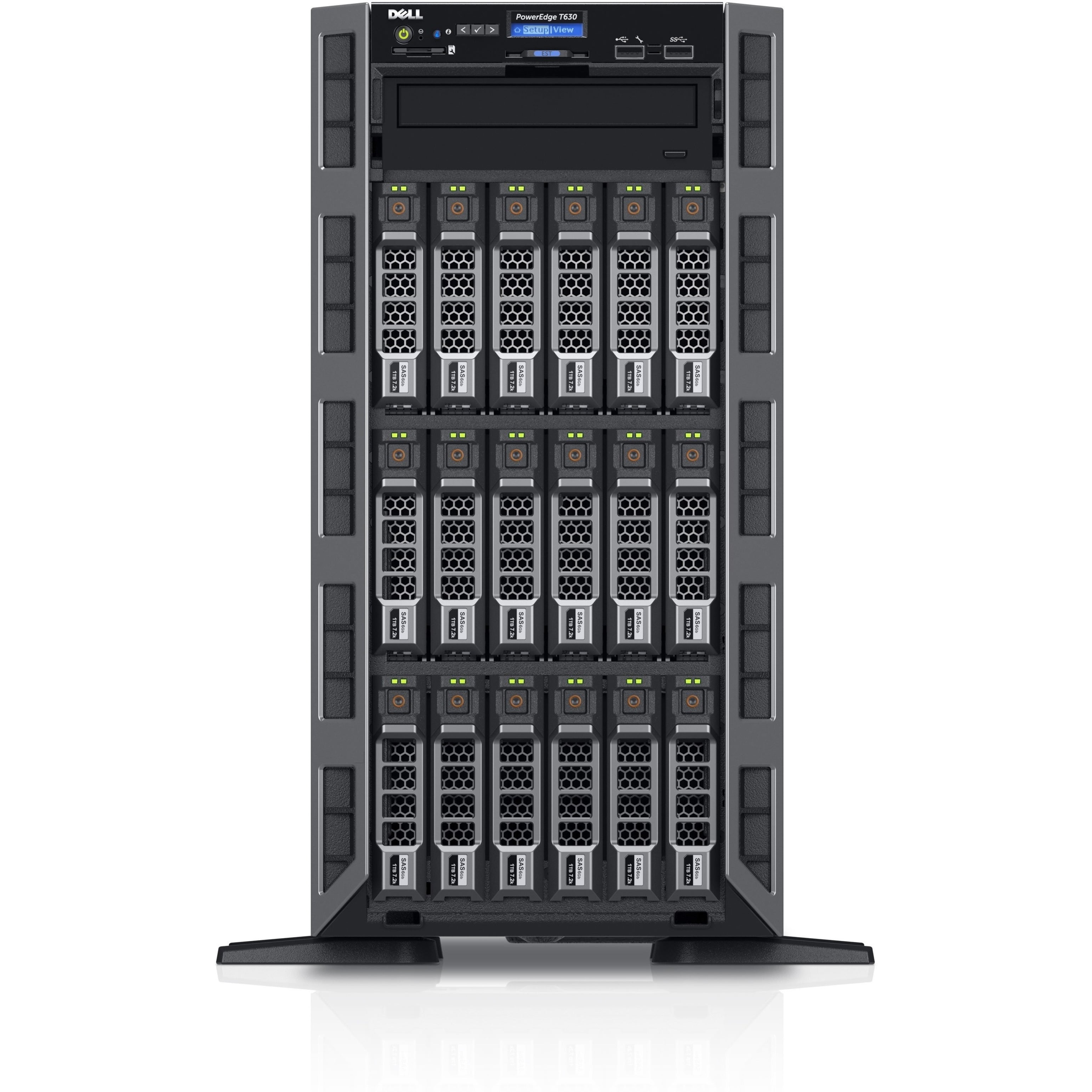Dell PowerEdge T630 5U Tower Server, 1 x Intel Xeon E5-2640 v4 2.40 GHz ...