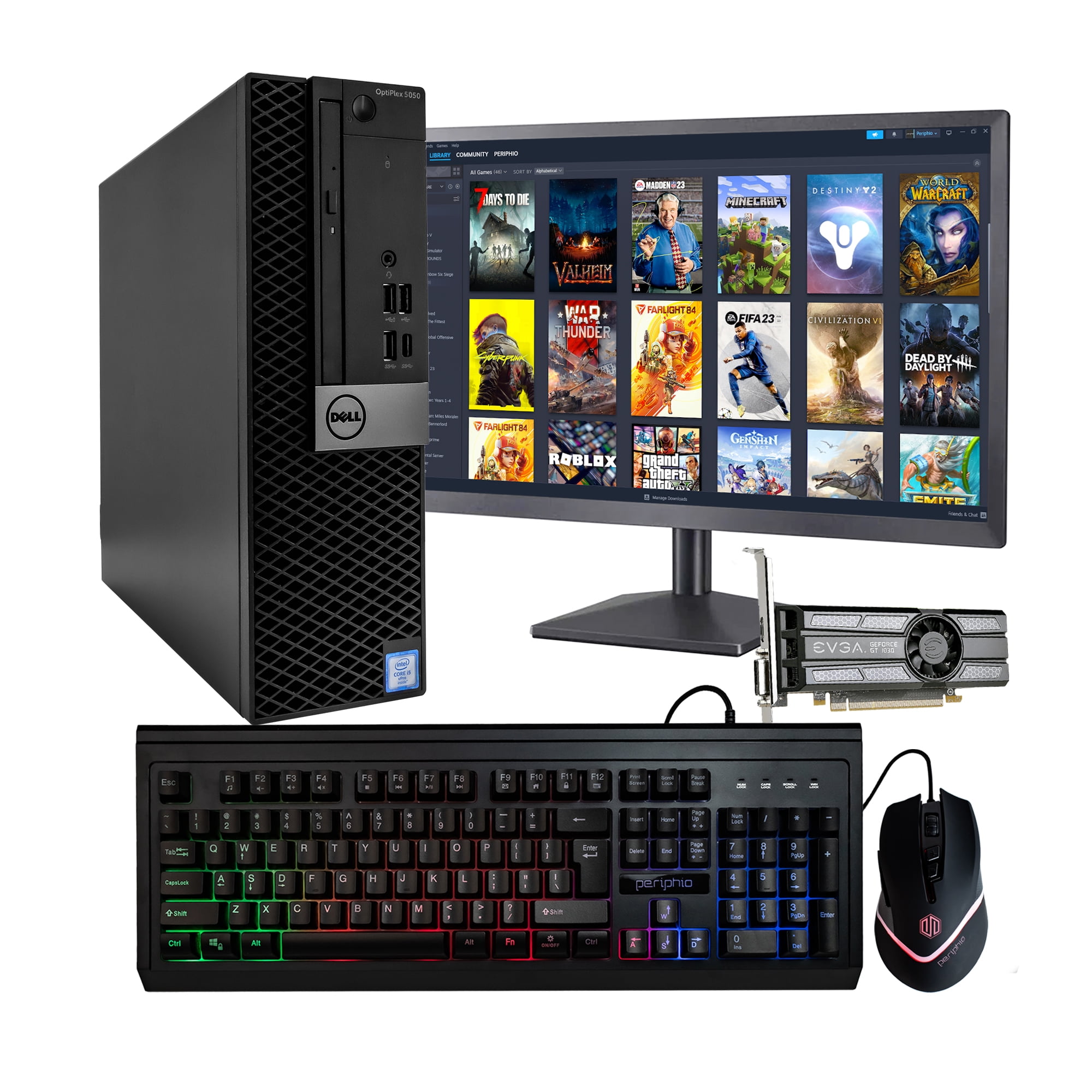 Dell Prebuilt Gaming Desktop Computer | Intel i5 + GeForce GT 1030 2GB ...