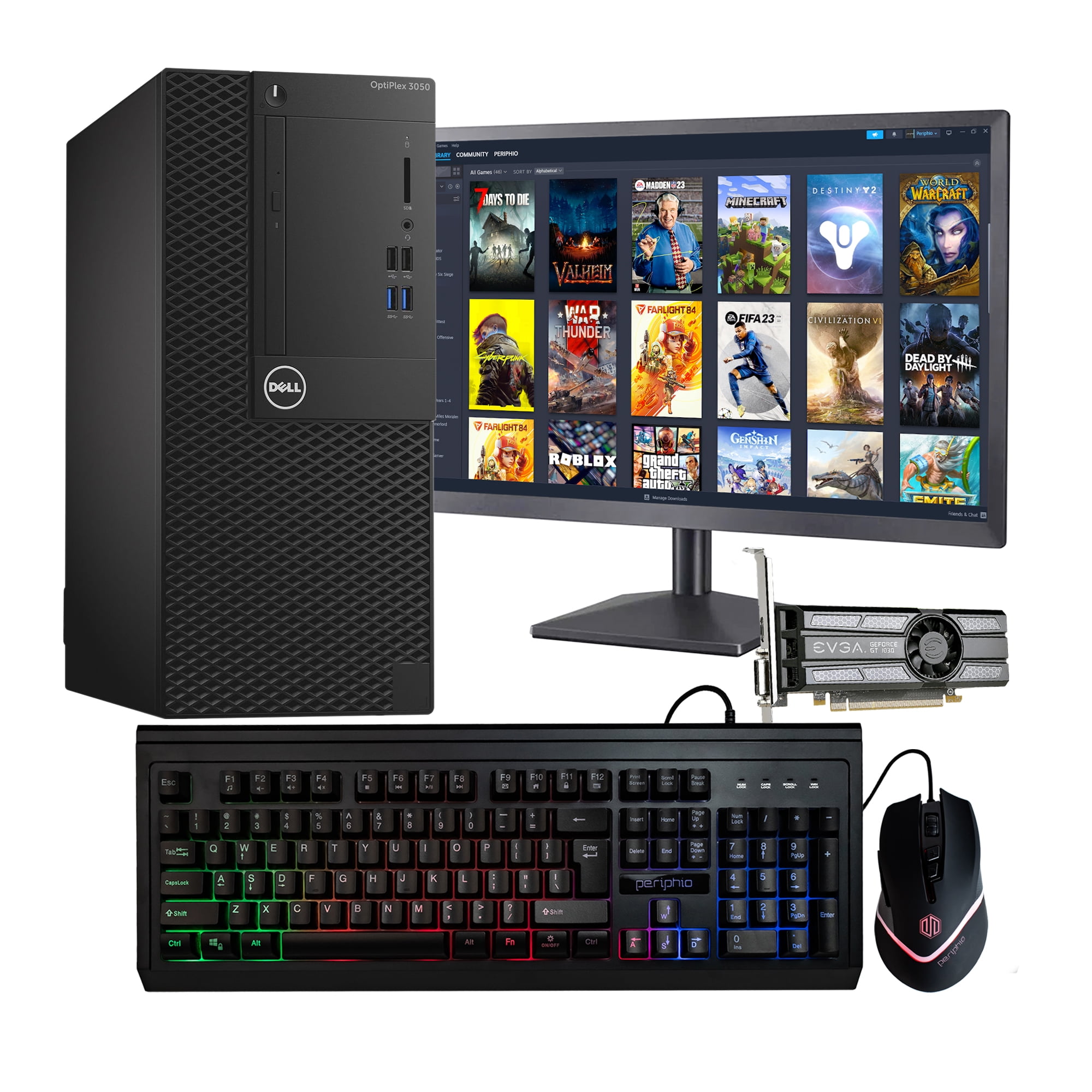Dell Prebuilt Gaming Desktop Computer | Intel i5 + GeForce GT 1030 2GB ...